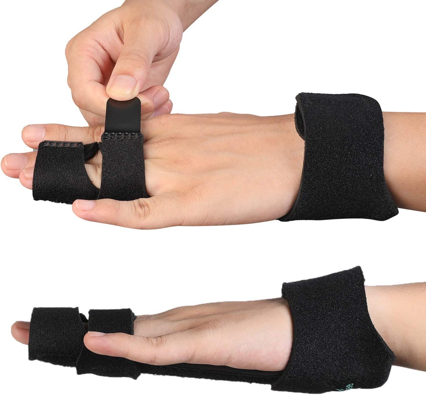 Adjustable 2 Finger Splint for Trigger Finger & Arthritis - Small ...