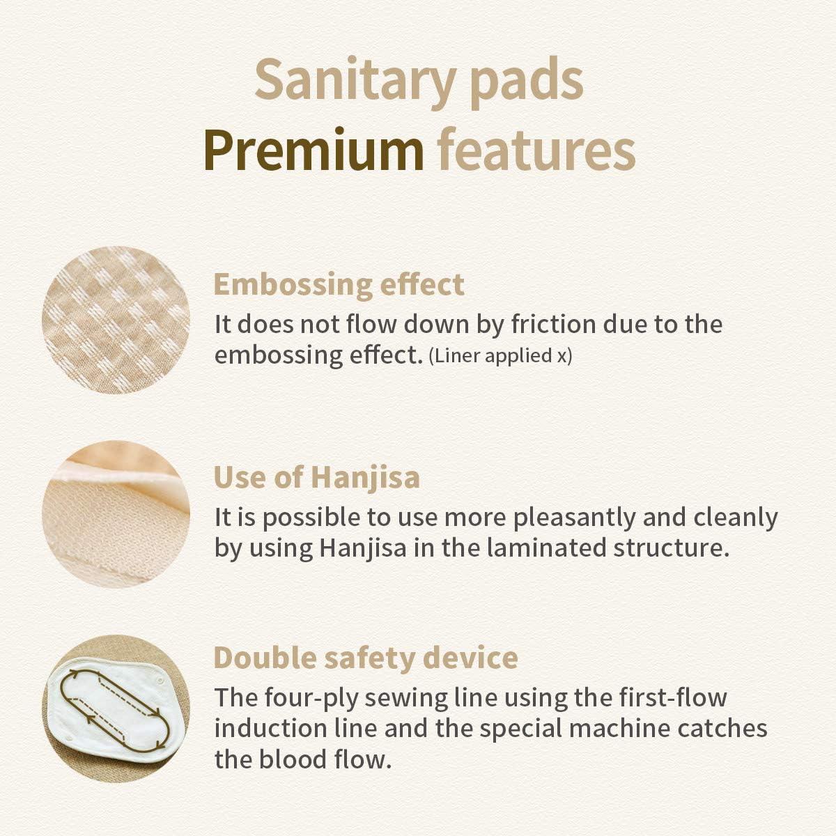 ECO Premium Organic Cotton Cloth Menstrual Pads with Wings - Great ...