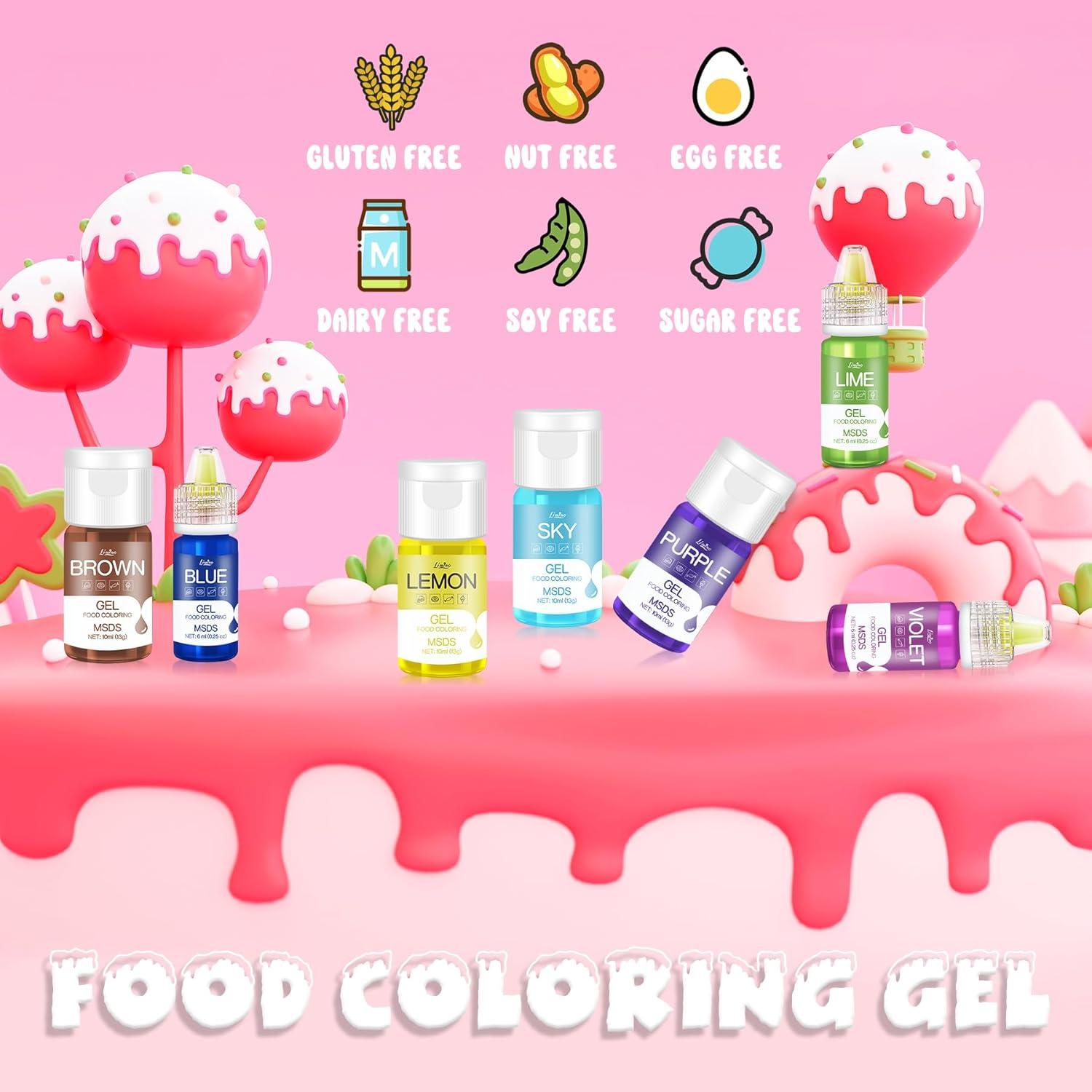 Premium White Food Color Gel - 100ml Concentrated Sugar-Free Gel for ...