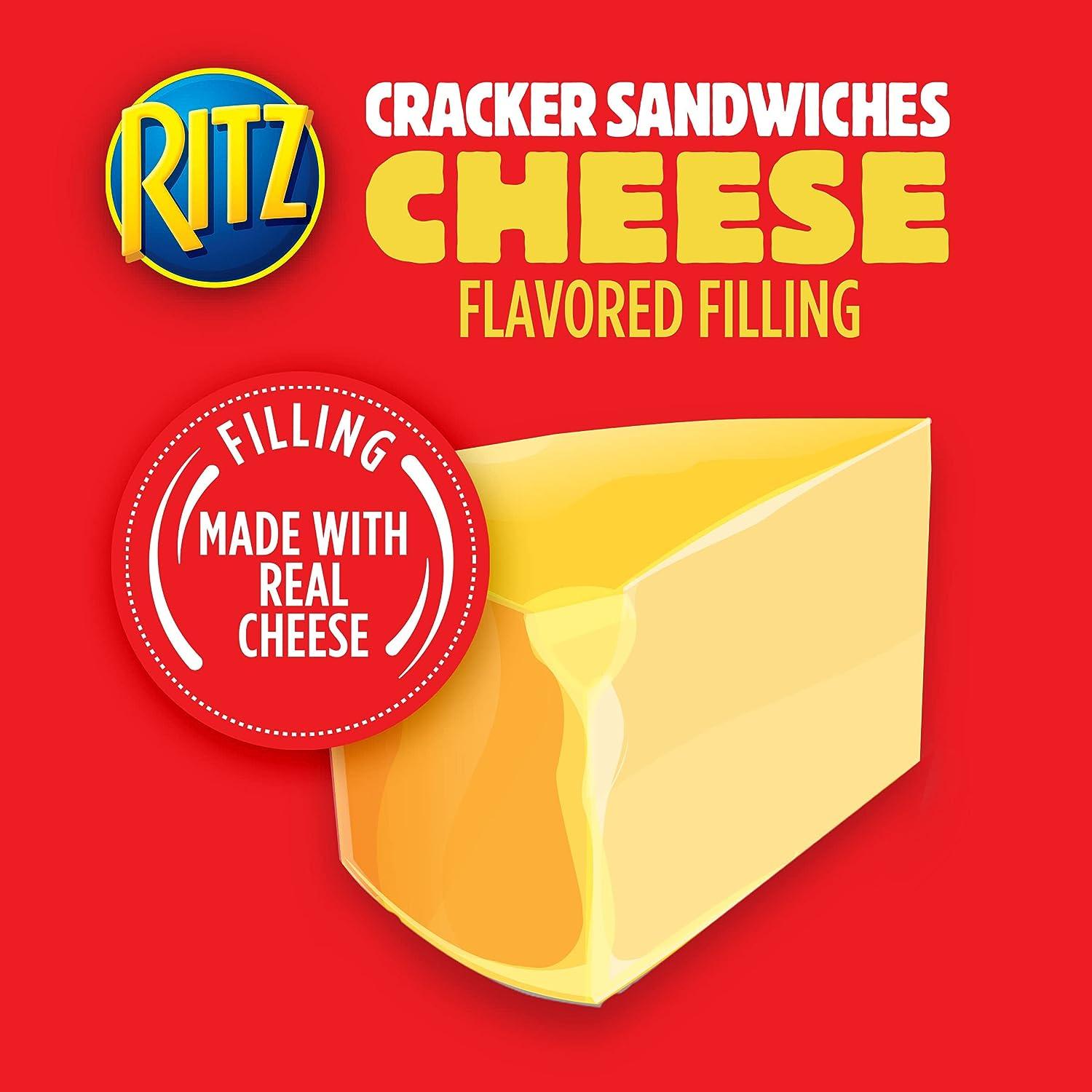 RITZ Cheese Sandwich Crackers - 8 Packs (1.35 oz each) | Buy Now with ...
