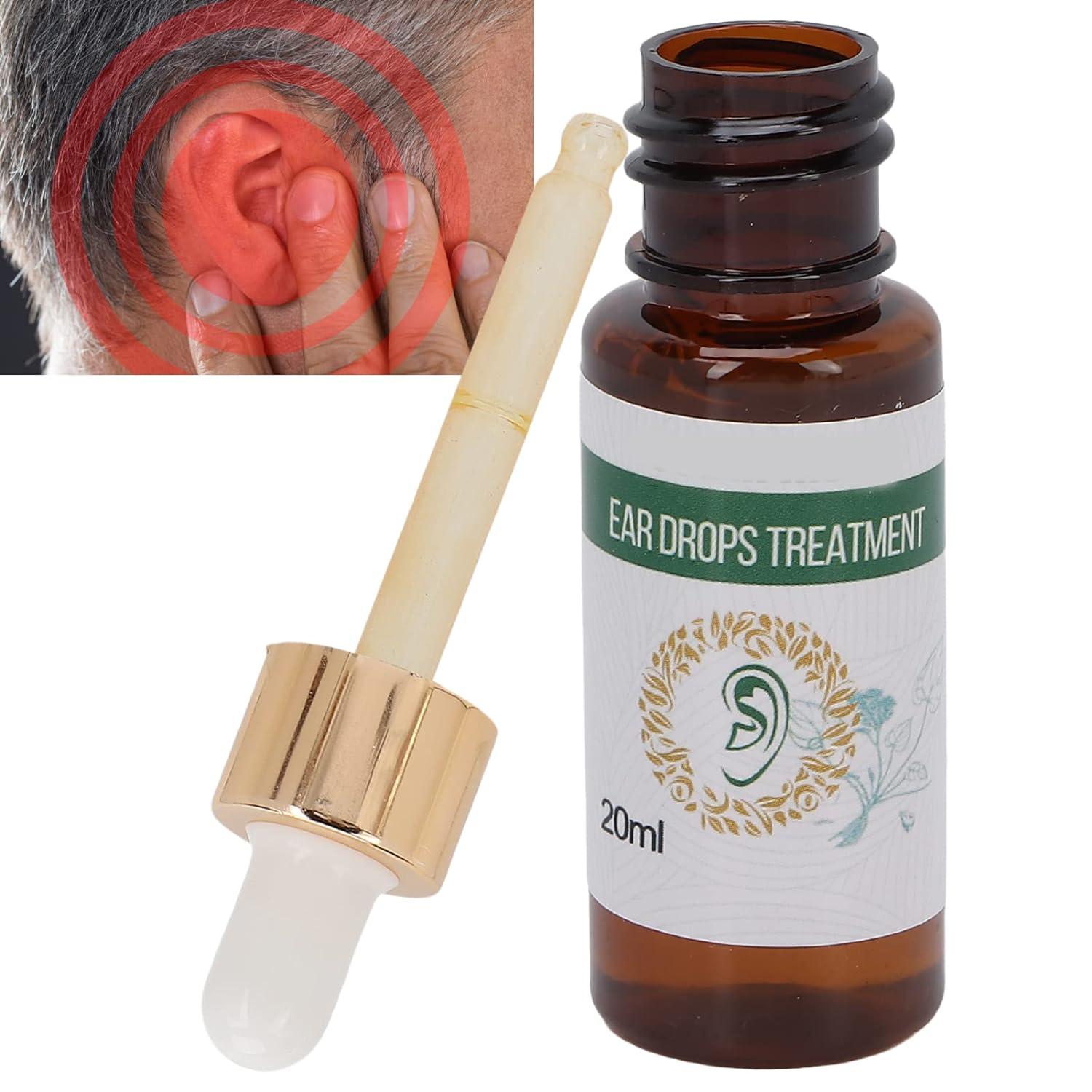 Tinnitus Relief Ear Drops for Men and Women - 20ml Ear Pain and Itching ...