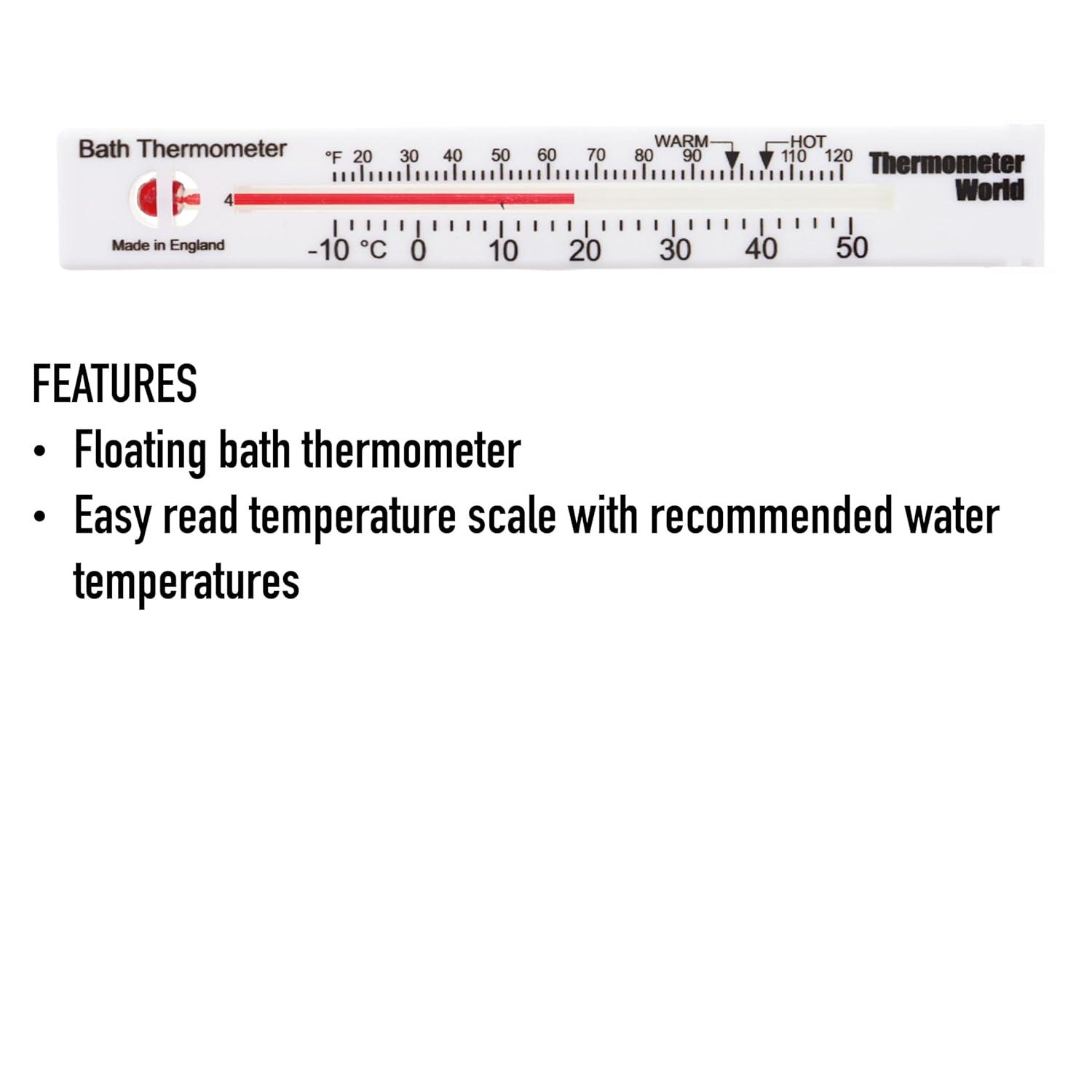 Bath Thermometer - Accurately Monitor Water Temperature for Safe Baths ...