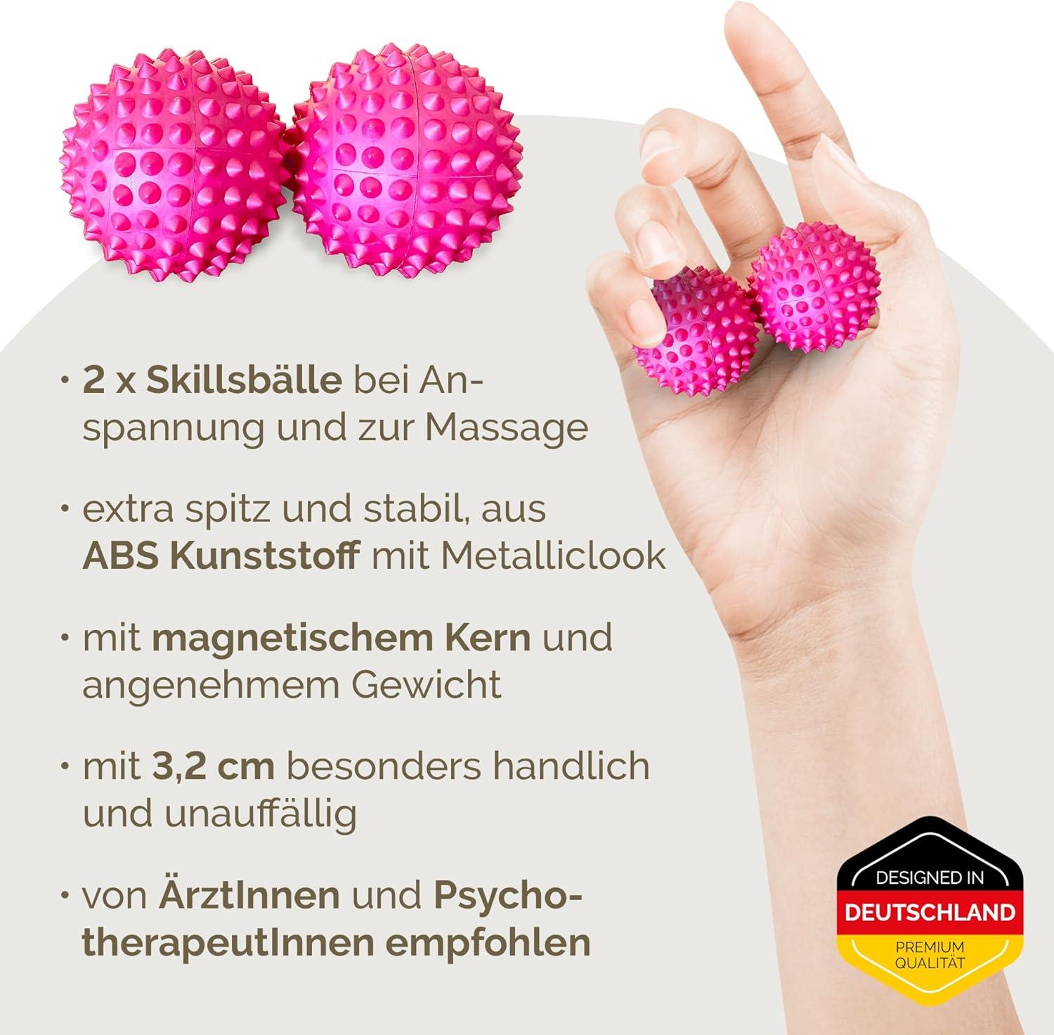 2x Biodegradable DBT Skills Hedgehog Ball | Magnetic Stress Relief ...