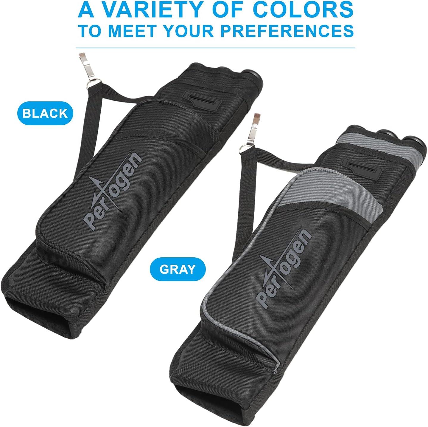 Perogen Flipside Archery 3-Tube Hip Quiver - Grey Waist Hanged Carry ...