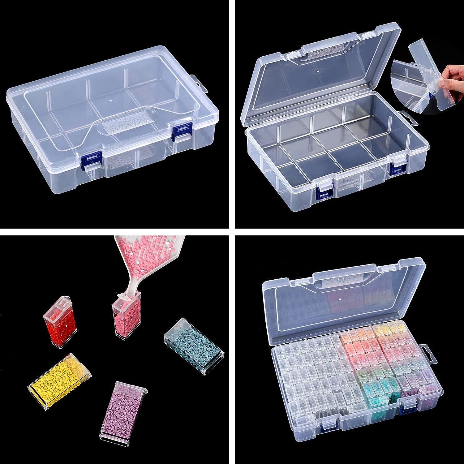 SGHUO Diamond Painting Storage Containers - 84 Grids | Organize and ...
