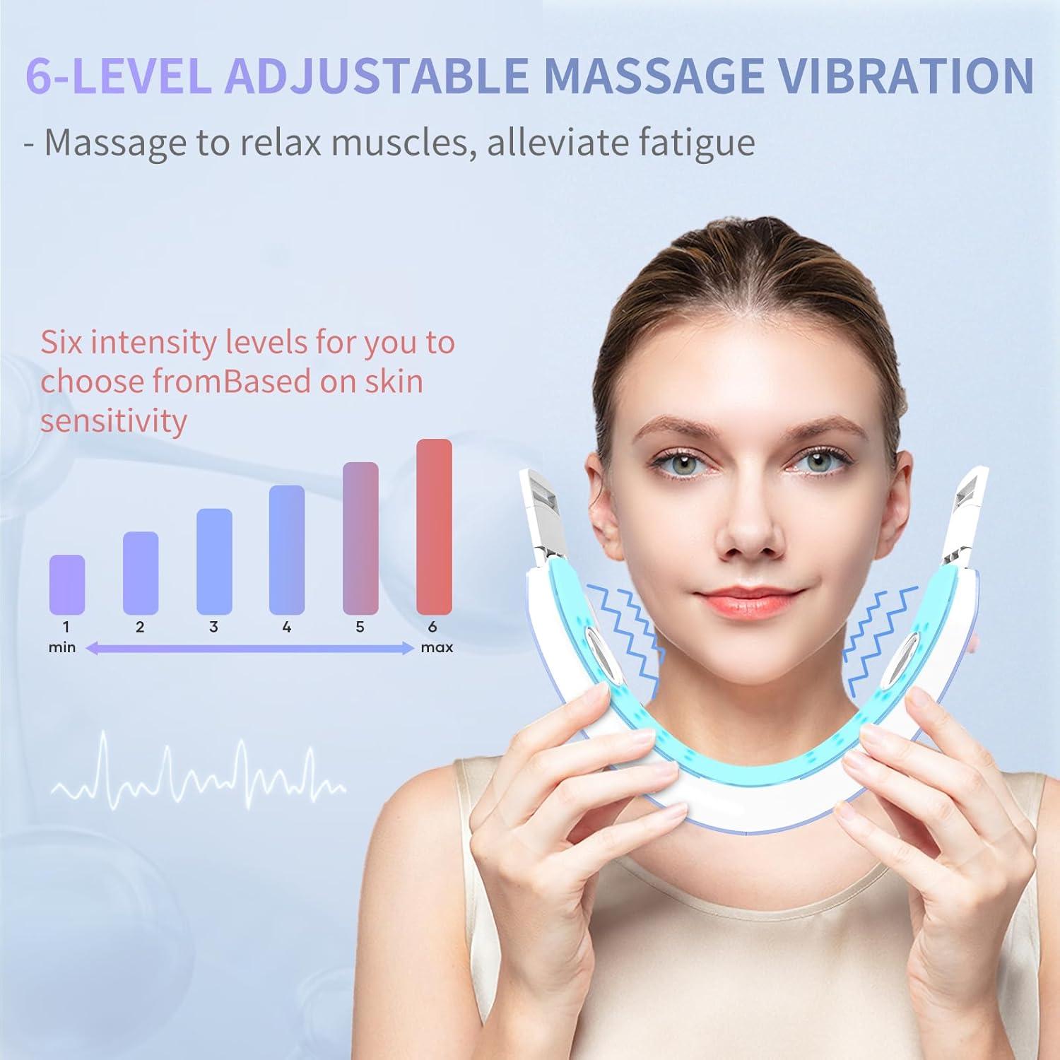 Anlan Electric V-Face Shaping Massager - EMS Facelifting Device with ...
