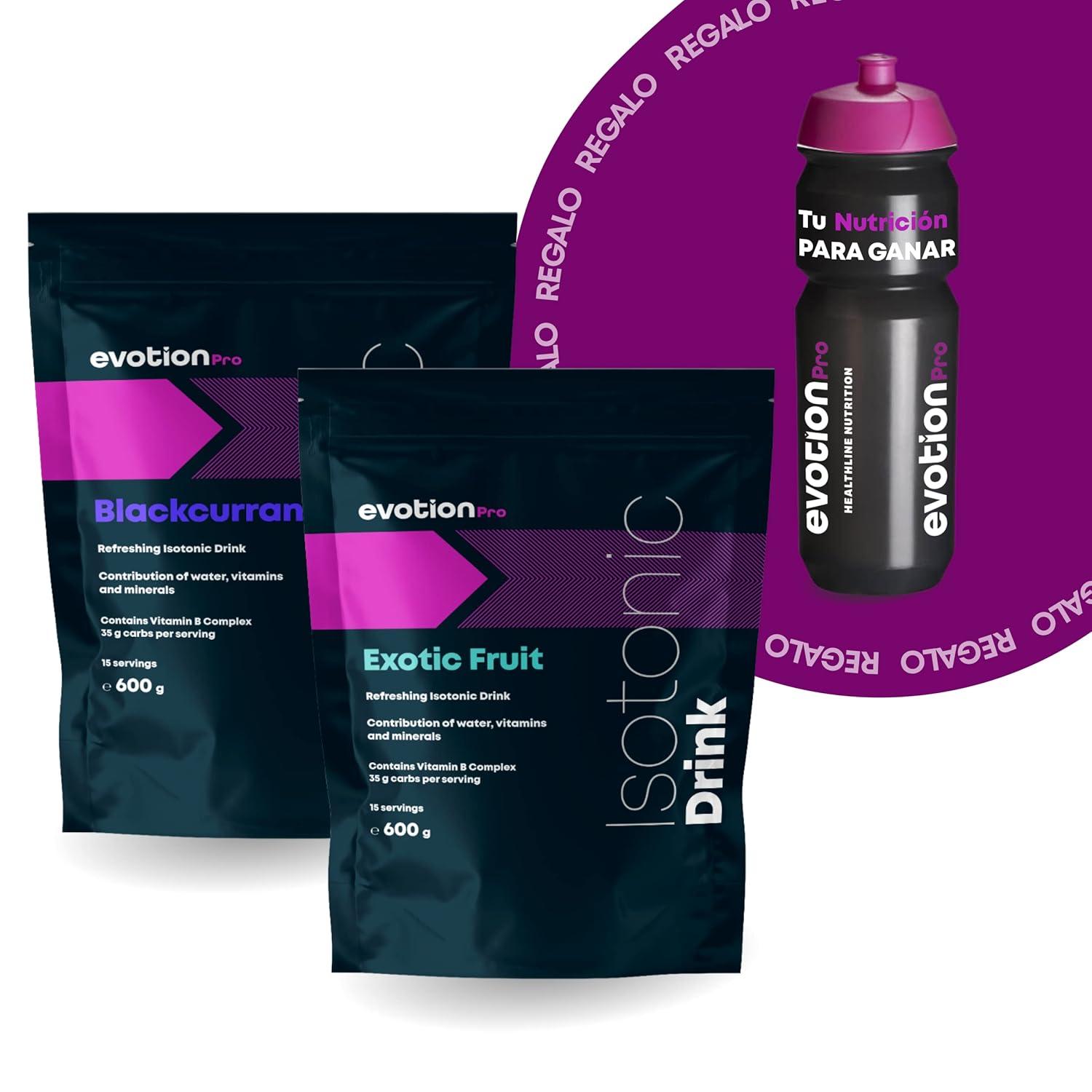 Evotion Pro Isotonic Beverage Powder & Bottle 2x600g - Electrolyte ...