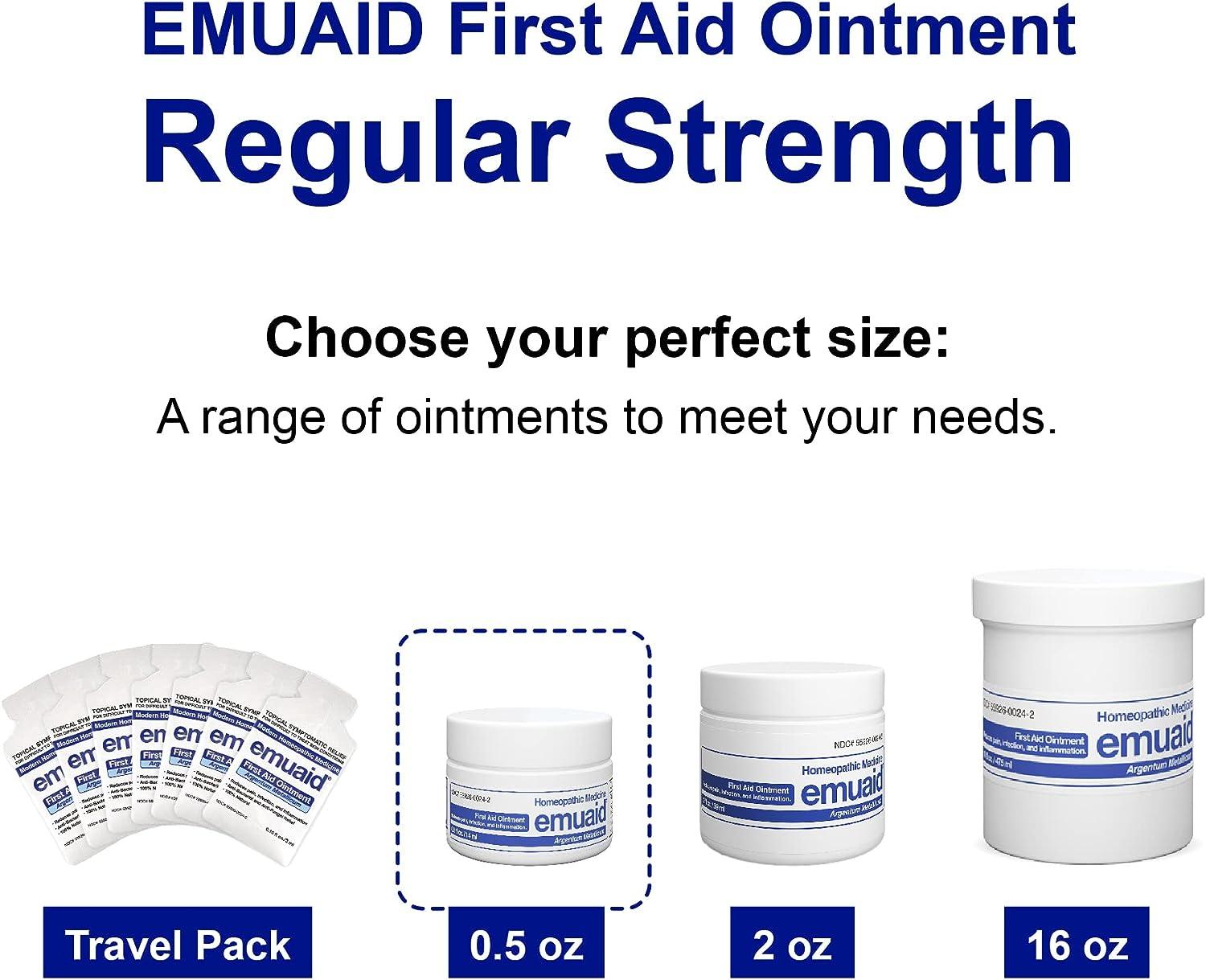 Emuaid Ointment 0.5oz - Eczema Cream for Athletes Foot, Psoriasis, Jock ...