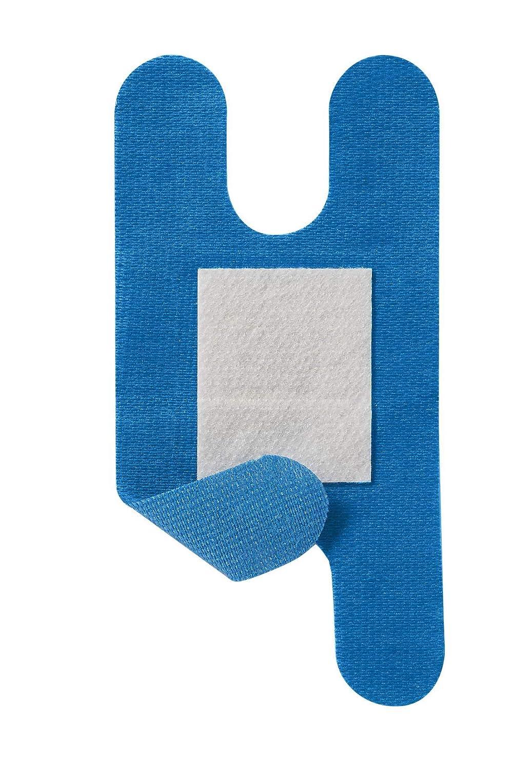 Curad Knuckle Woven Blue Detectable Bandage 100-Count - First Aid ...