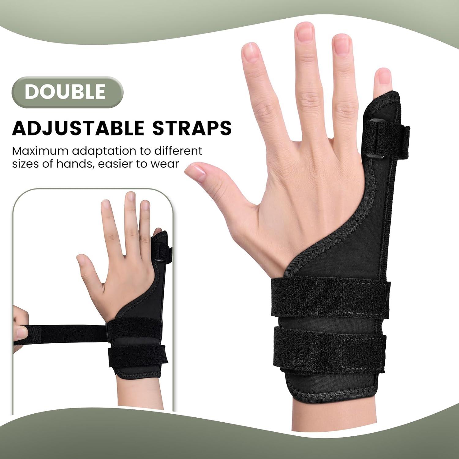 Ednyzakrn Upgrade Small Finger Rail & Trigger Finger Brace for Carpal ...