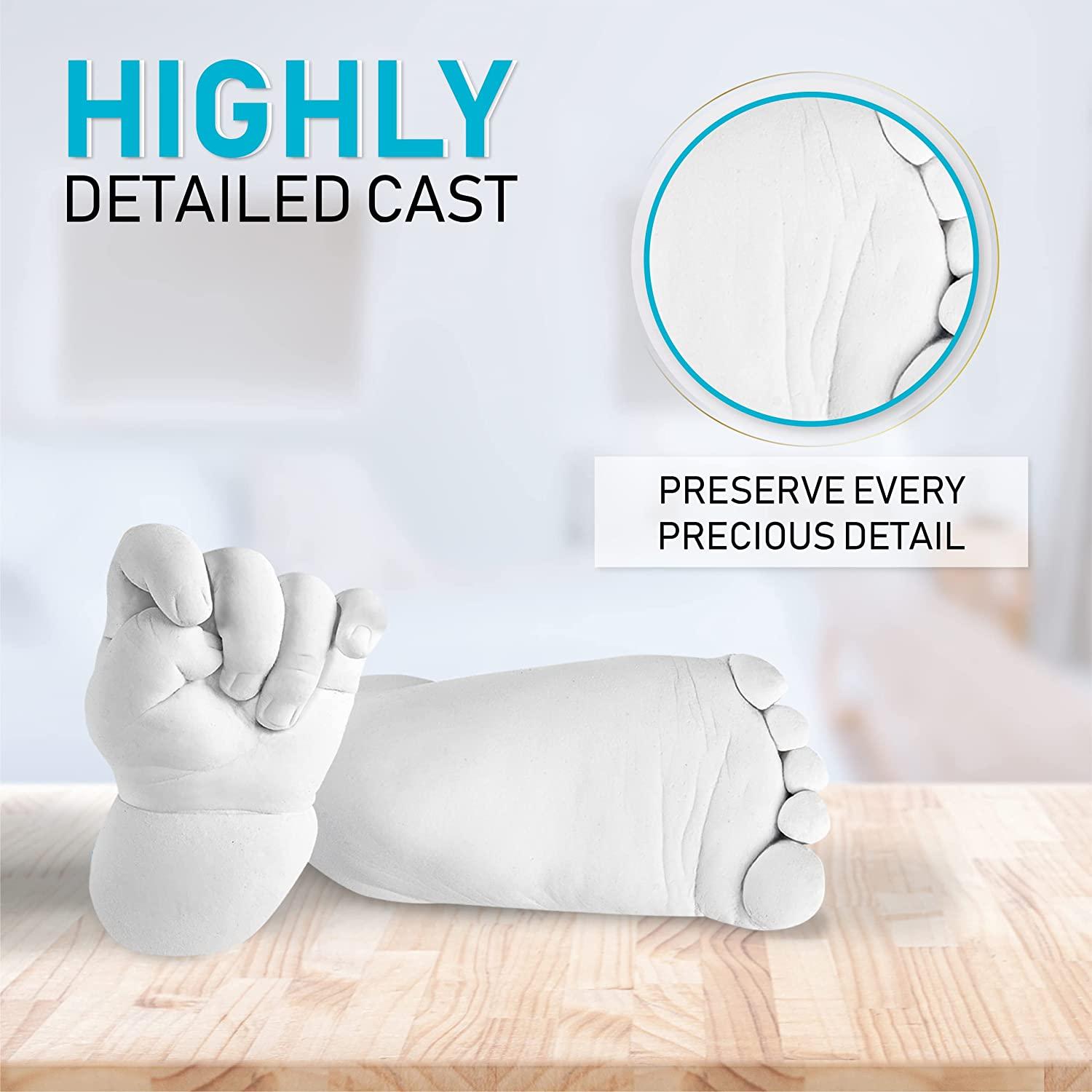 Hula Home Baby Keepsake Hands Casting Kit - Infant Hand & Foot Mold ...