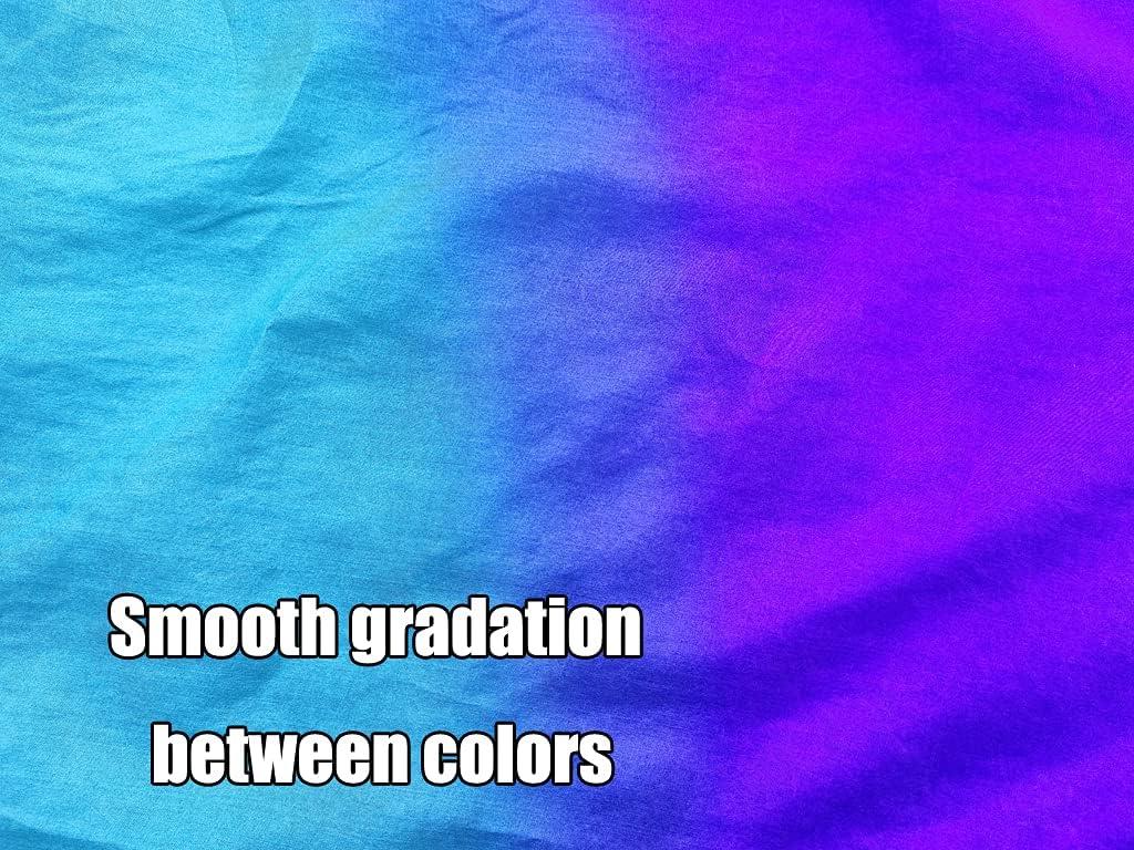 Winged Sirenny Single Spinning Poi Ball with Silk Veil 3 Yards Half ...