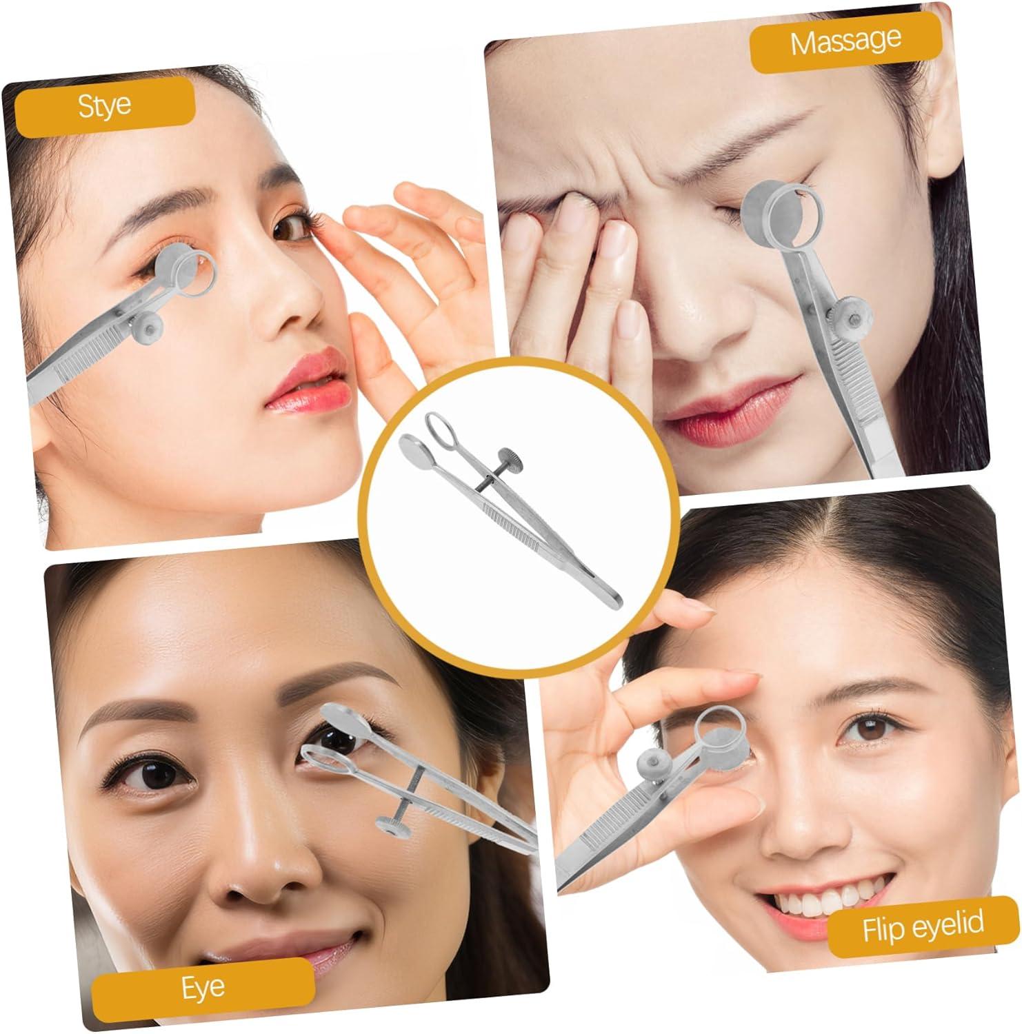 FOYTOKI Meibomian Gland Forceps Tweezer Metal Forcep Meibomian Glands ...