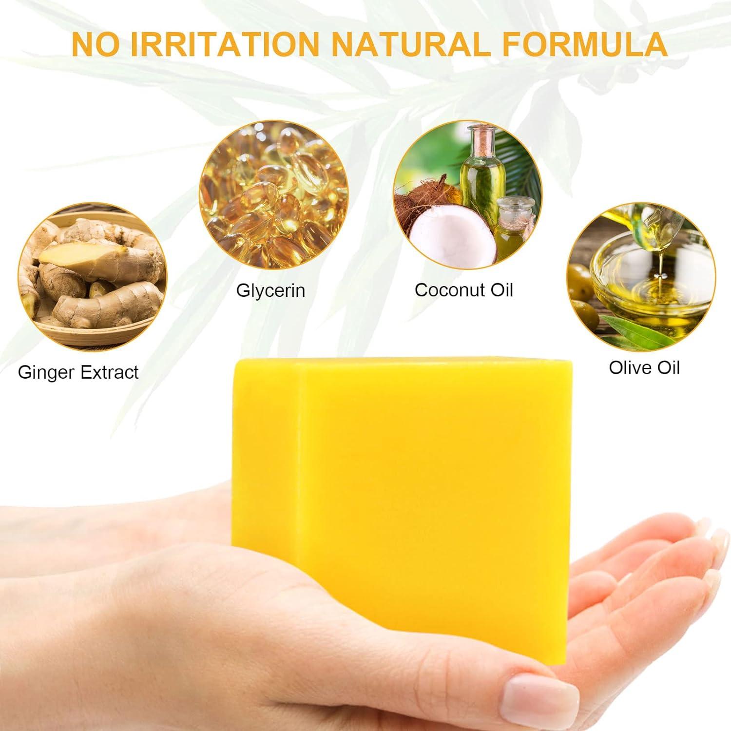 Organic Ginger Soap (2 Pack) - Weight Loss & Blood Circulation Support ...