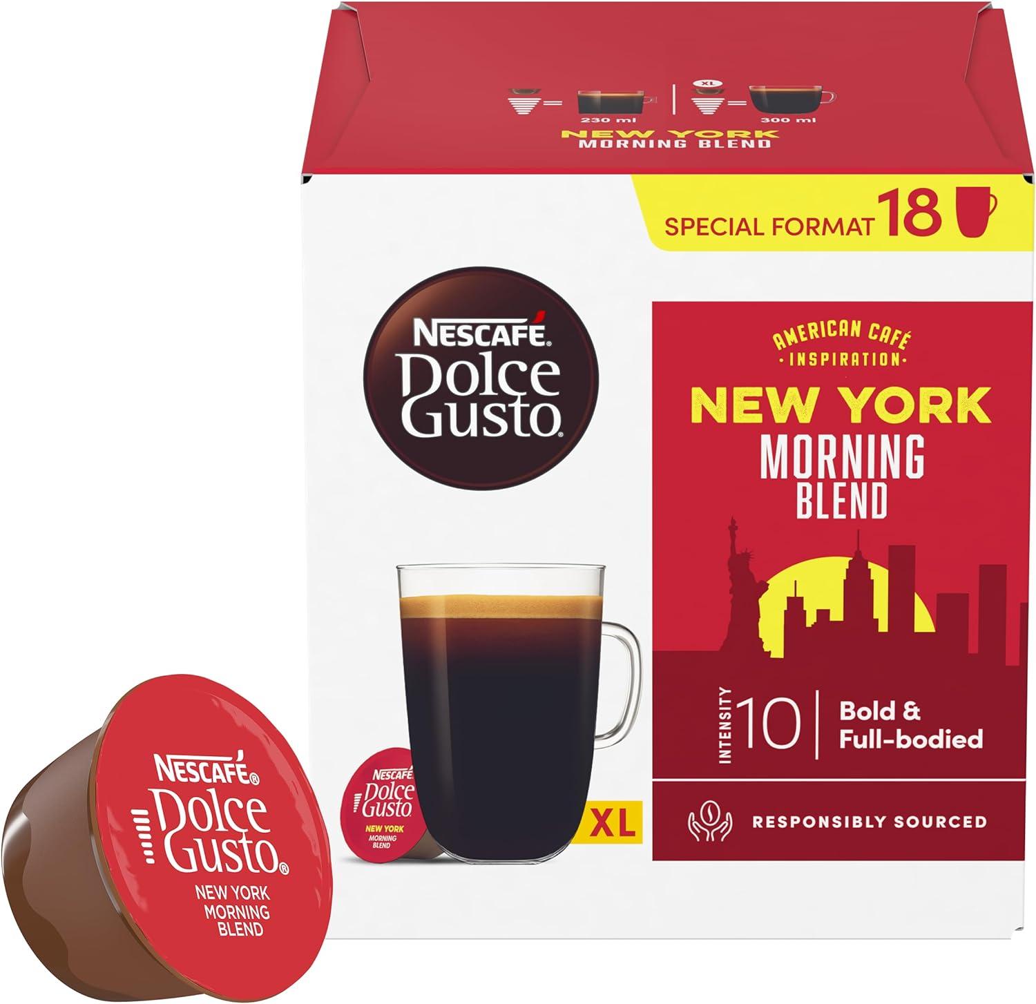 NESCAFE Dolce Gusto - New York Morning Blend - 18 capsules - 3 Packs ...
