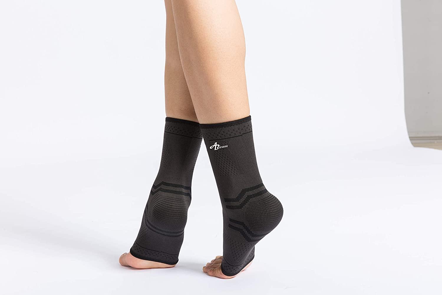 JUPITER Foot Sleeve (Pair) Compression Wrap Ankle Brace for Arch ...