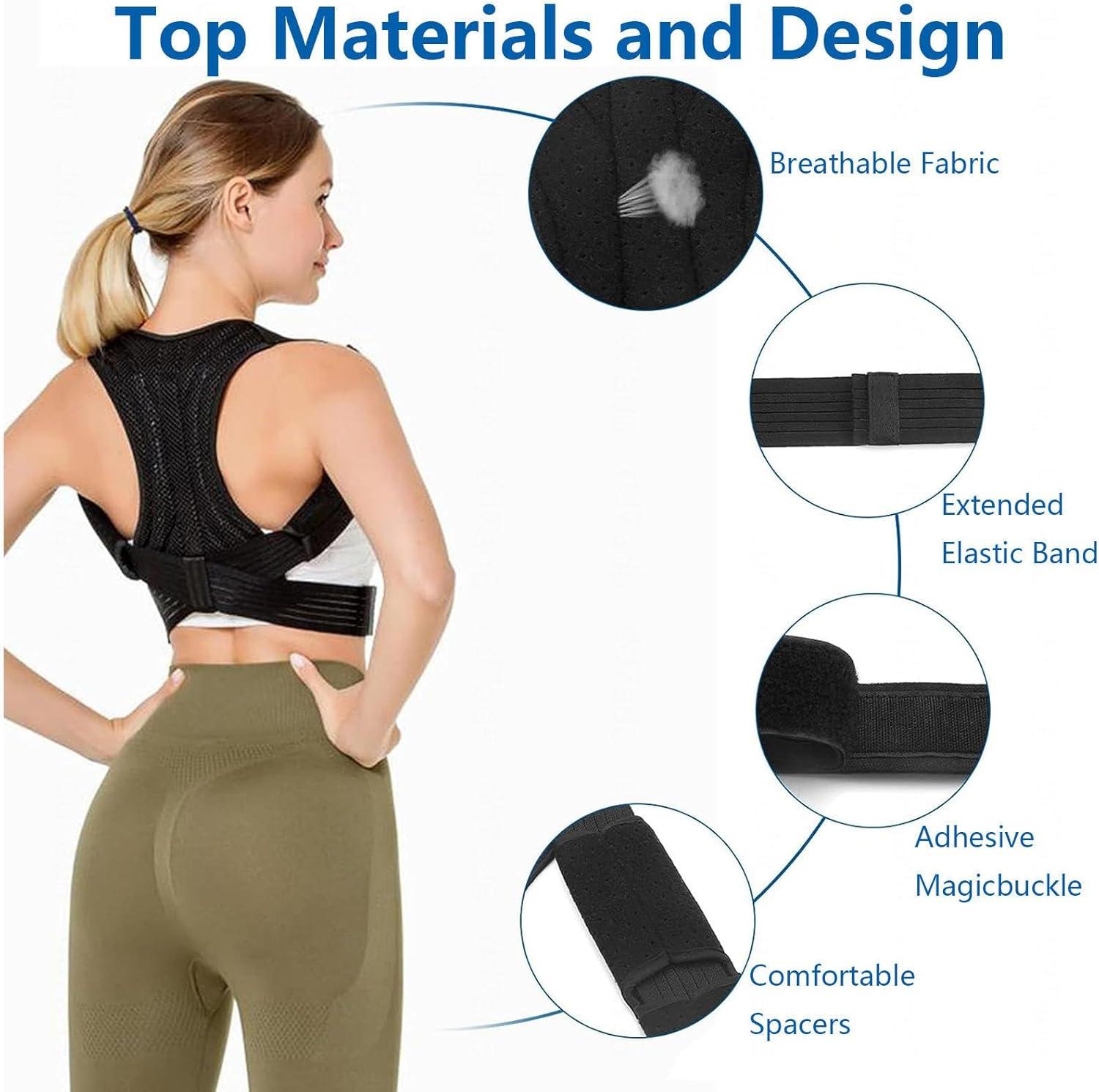 Meltor Back Belt - Adjustable Posture Correction for Men | Breathable ...