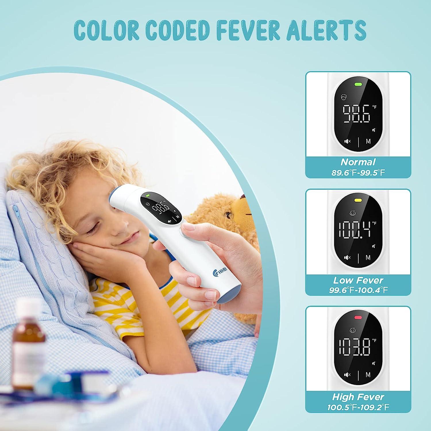 Baby Thermometer for Kids, Children, and Infants with Heat Alarm, Large ...