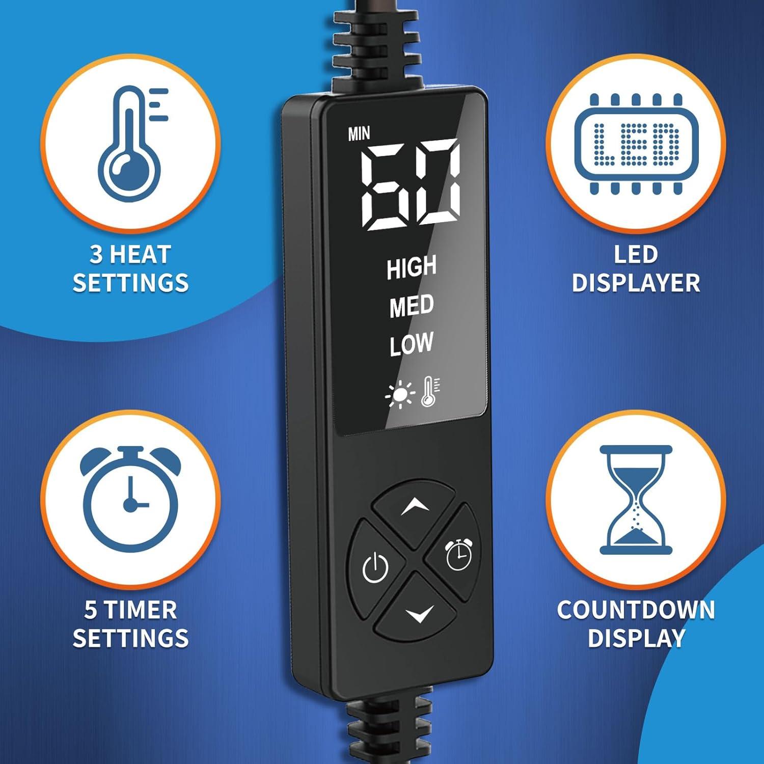 Sticro Upper Arm Heating Pad for Bicep Tendonitis - Adjustable Heated ...