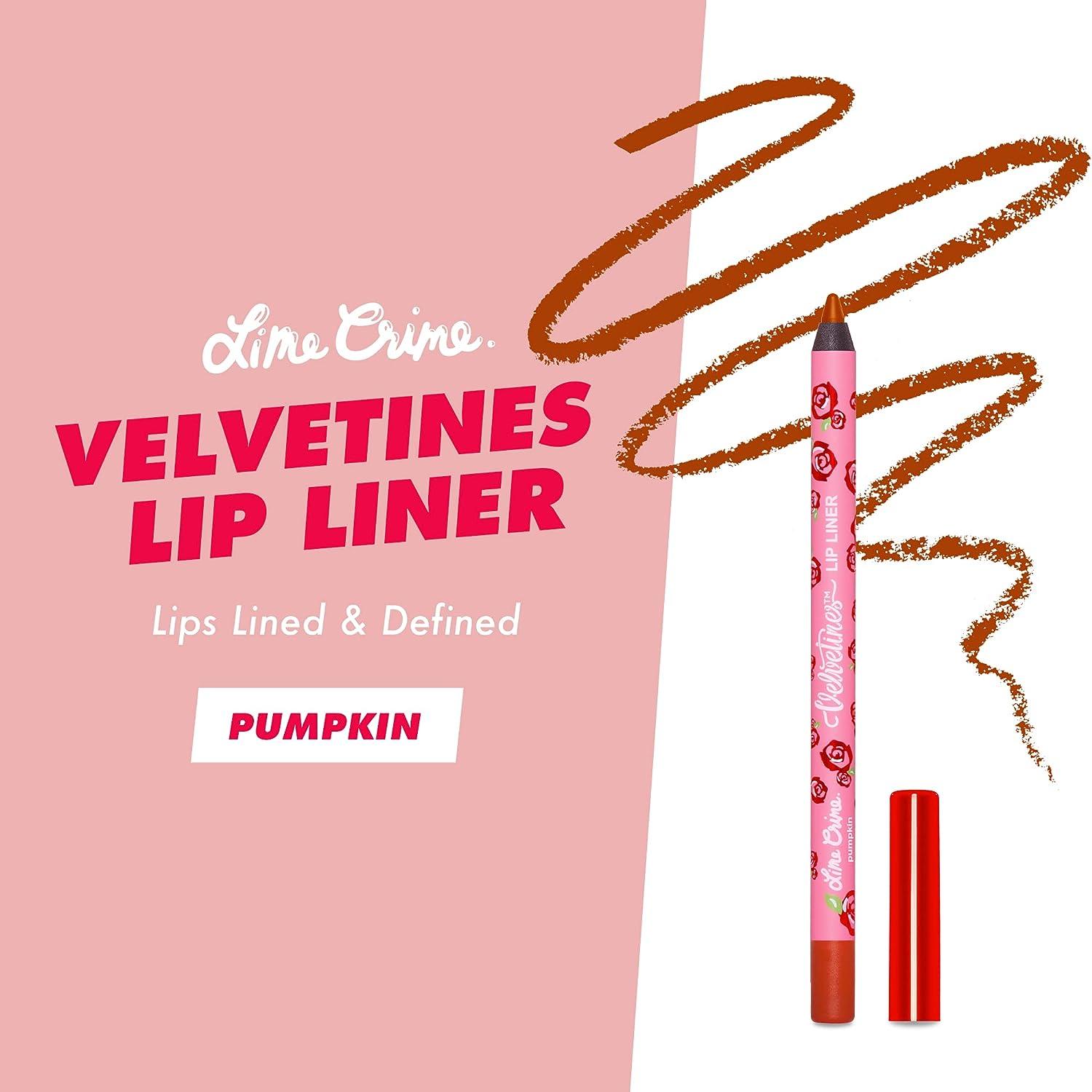 Lime Crime Velvetines Lip Liner Pumpkin - Long-Lasting Matte Lining ...