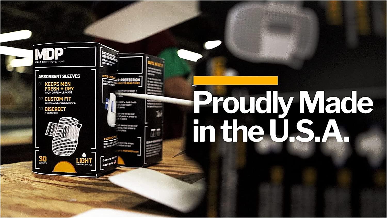 MDP Male Drip Protection Absorbent Sleeves (15 Pack) - Stay Dry with ...