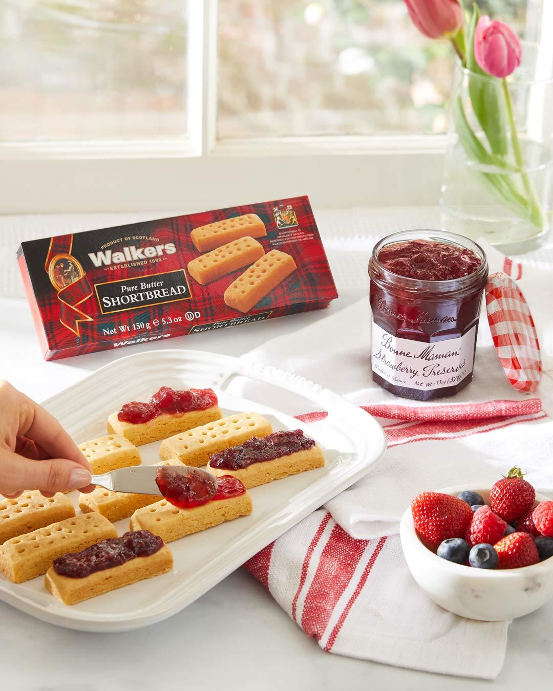 Walkers Shortbread Fingers - 5.3 oz Box of Classic Shortbread Cookies ...