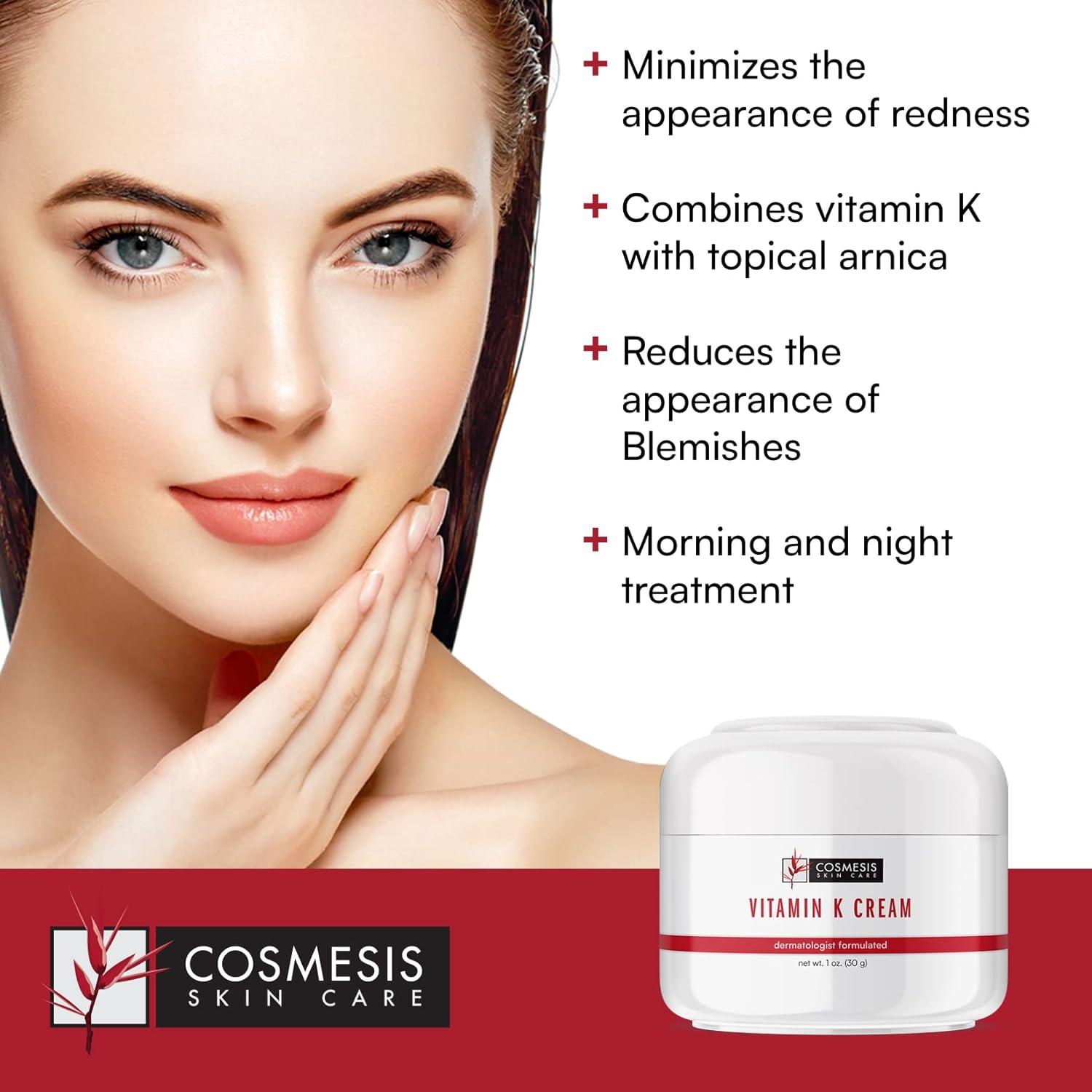 Vitamin K Cream | Reduce Redness & Discoloration | Anti-Oxidant Tea ...