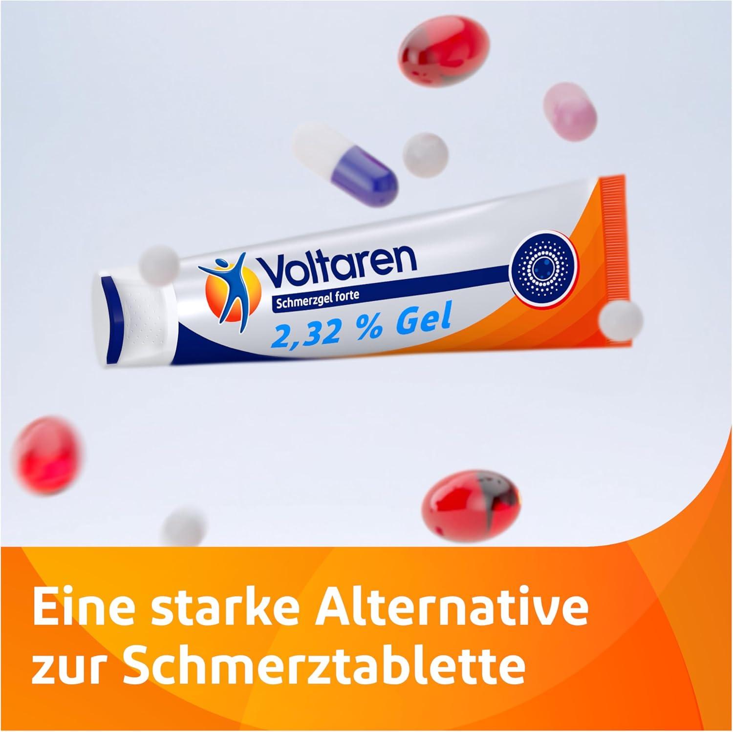 Buy Voltaren Pain Gel Forte 23.2 mg/g - Fast Relief for Back Muscle ...