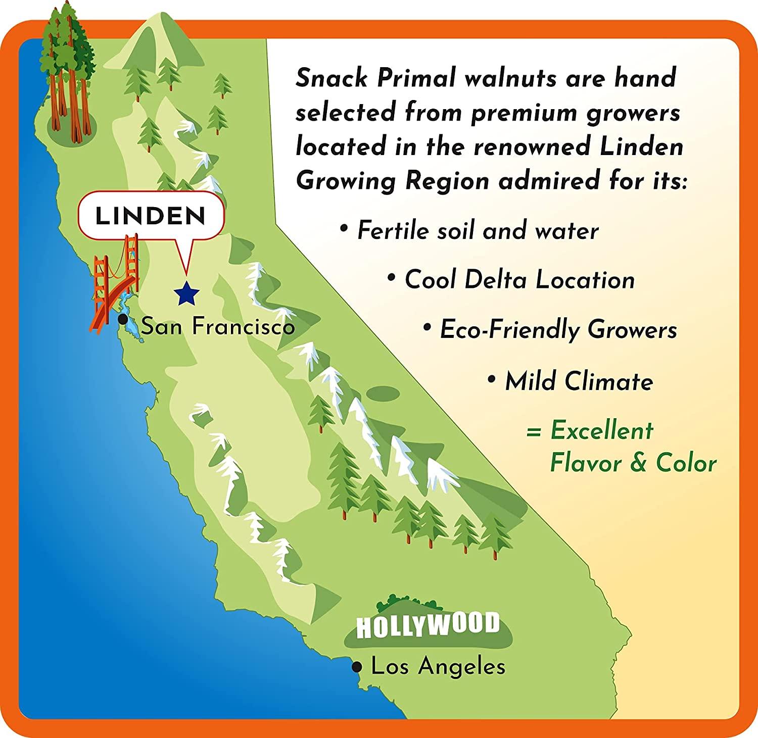 Primal Naked Natural Unsalted Walnut Snack Packs - Healthy and ...