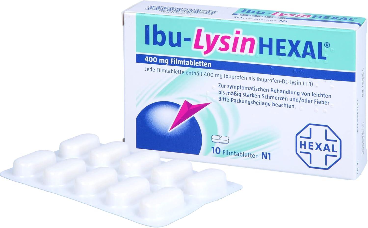 IBU Lysinhexal 10-Hour Film-Coated Tablets - Fast Relief for Pain ...
