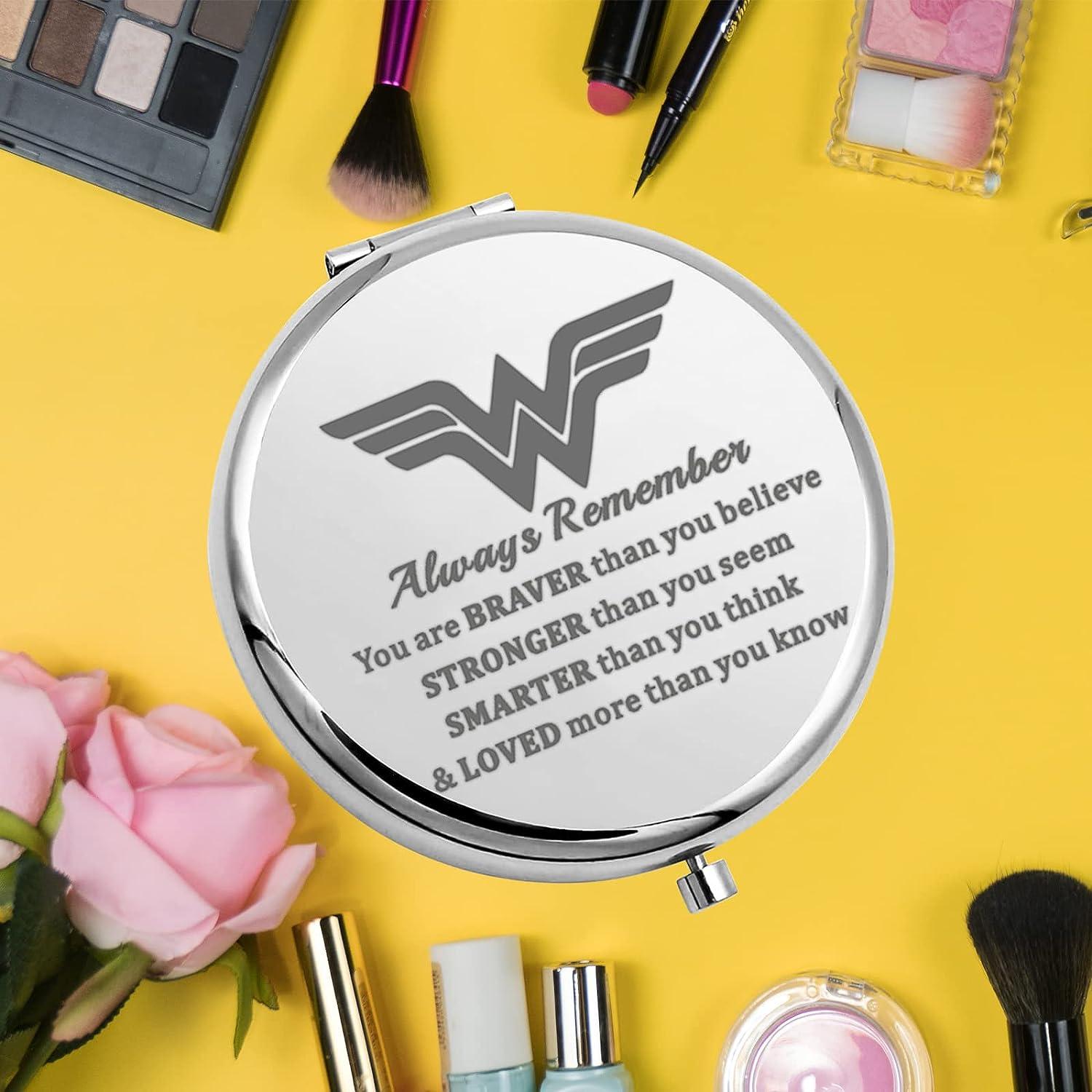 KEYCHIN Heroine Pocket Mirror Diana Fans Gift You are Braver Stronger ...