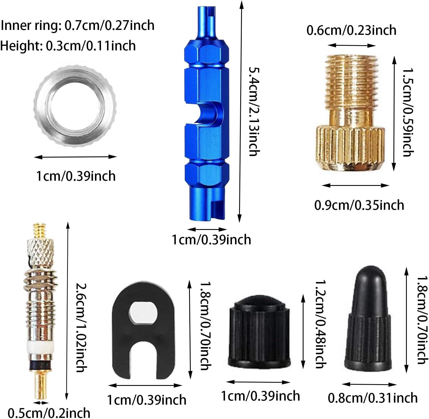19-Piece French Presta Valve Replacement Set | SCLAverand Bike Valve ...