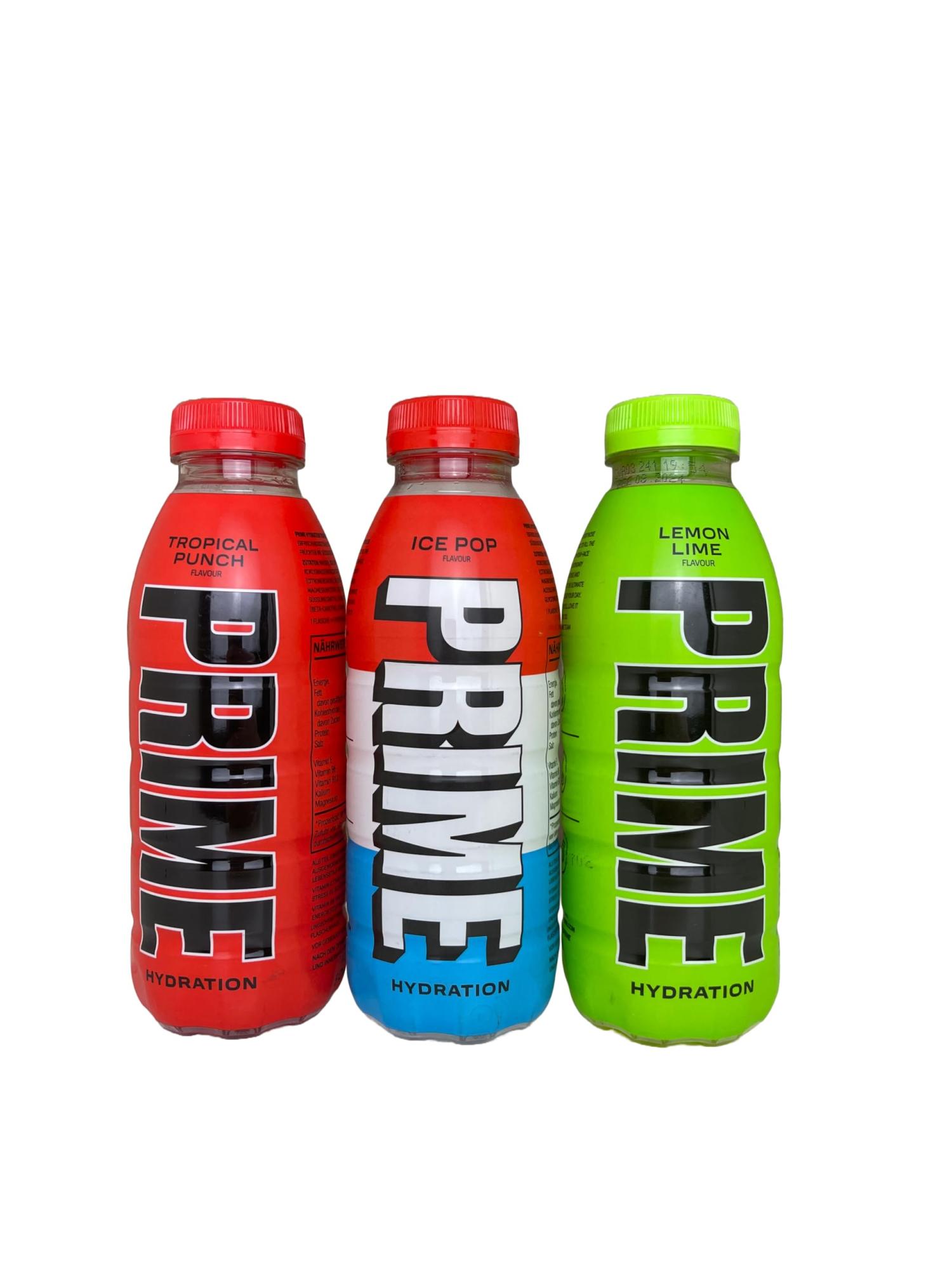 Buy DRINK PRIME Prime Hydration Sports Drink 500ml - 3 Pack Trial Pack ...