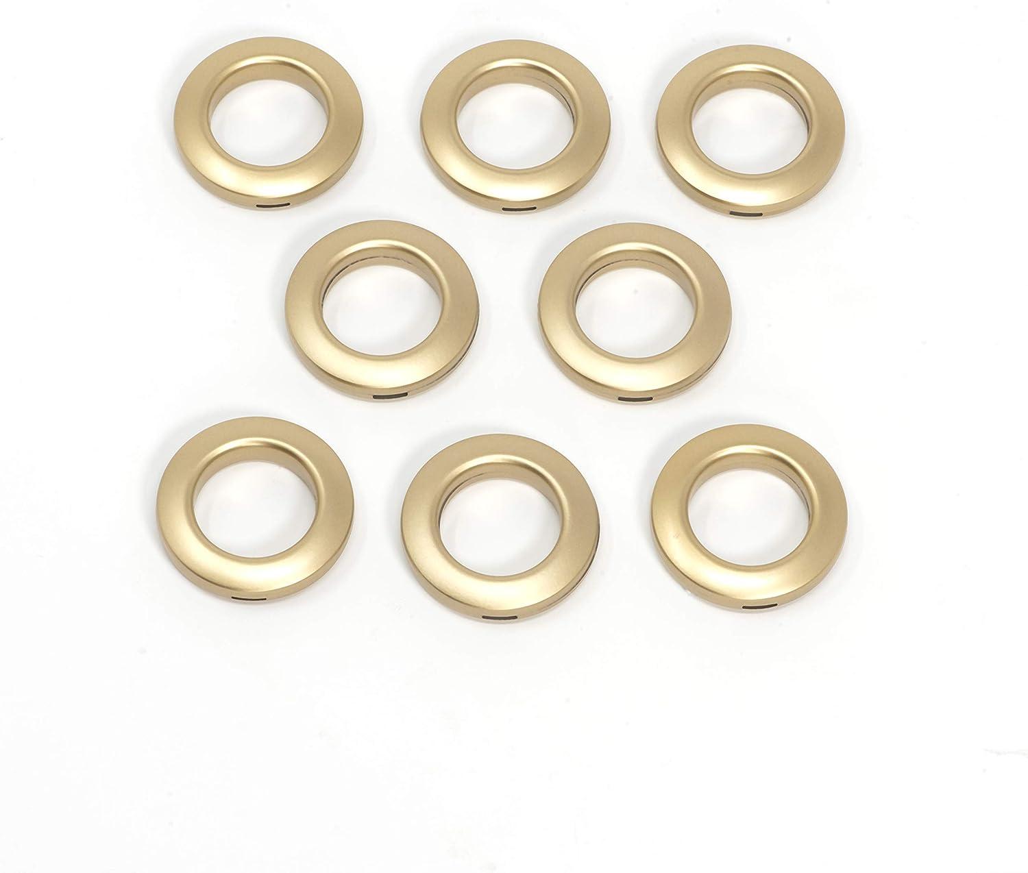 Dritz 44374 Plastic Curtain Grommets 1 in Matte Gold 8 Count Round 1 in ...