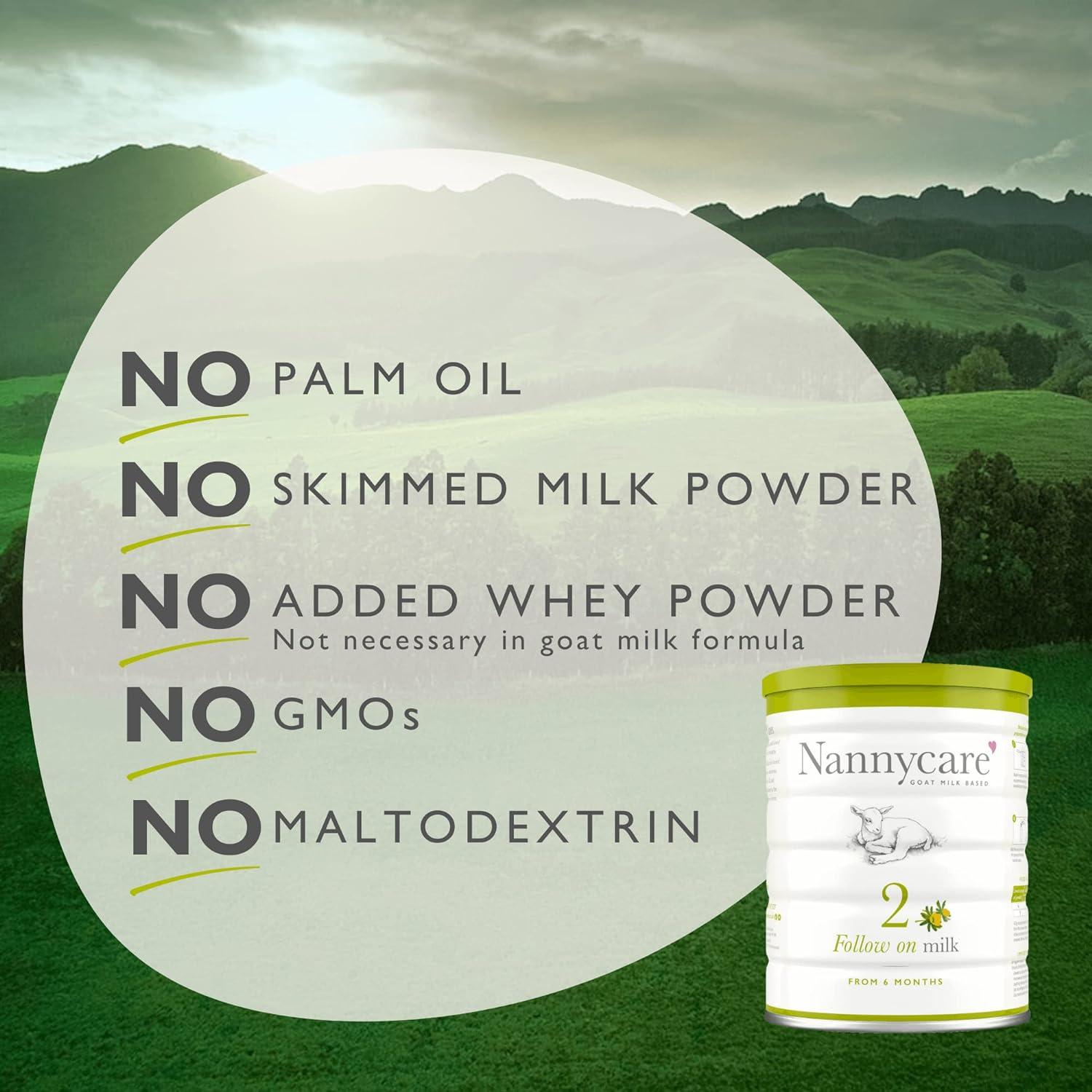 NANNYCARE Goats Milk Follow On Milk Stage 2 (6-12 months) - 900g Pack ...