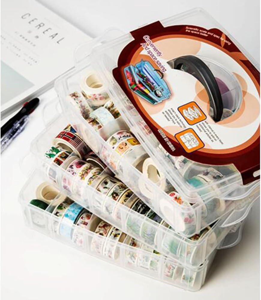 HomDSim Washi Tape Box Organizer Storage Divider Closet Container with ...