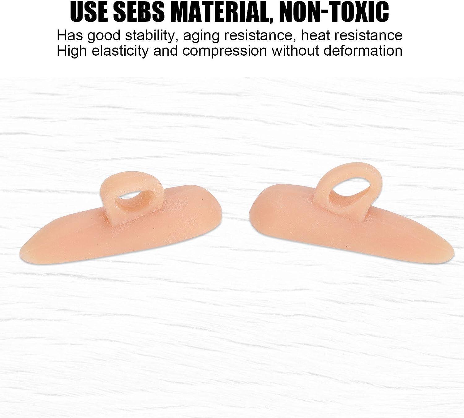10 Pairs Transparent Gel Toe Separators for Hammer Toe & Hallux Valgus ...