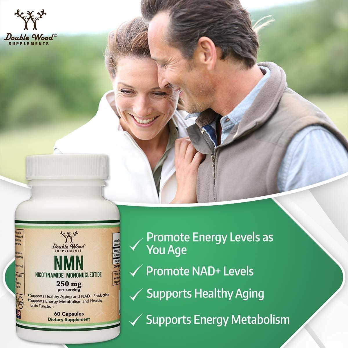 NMN Supplement 250mg Per Serving (60 Capsules) | Stabilized Form ...