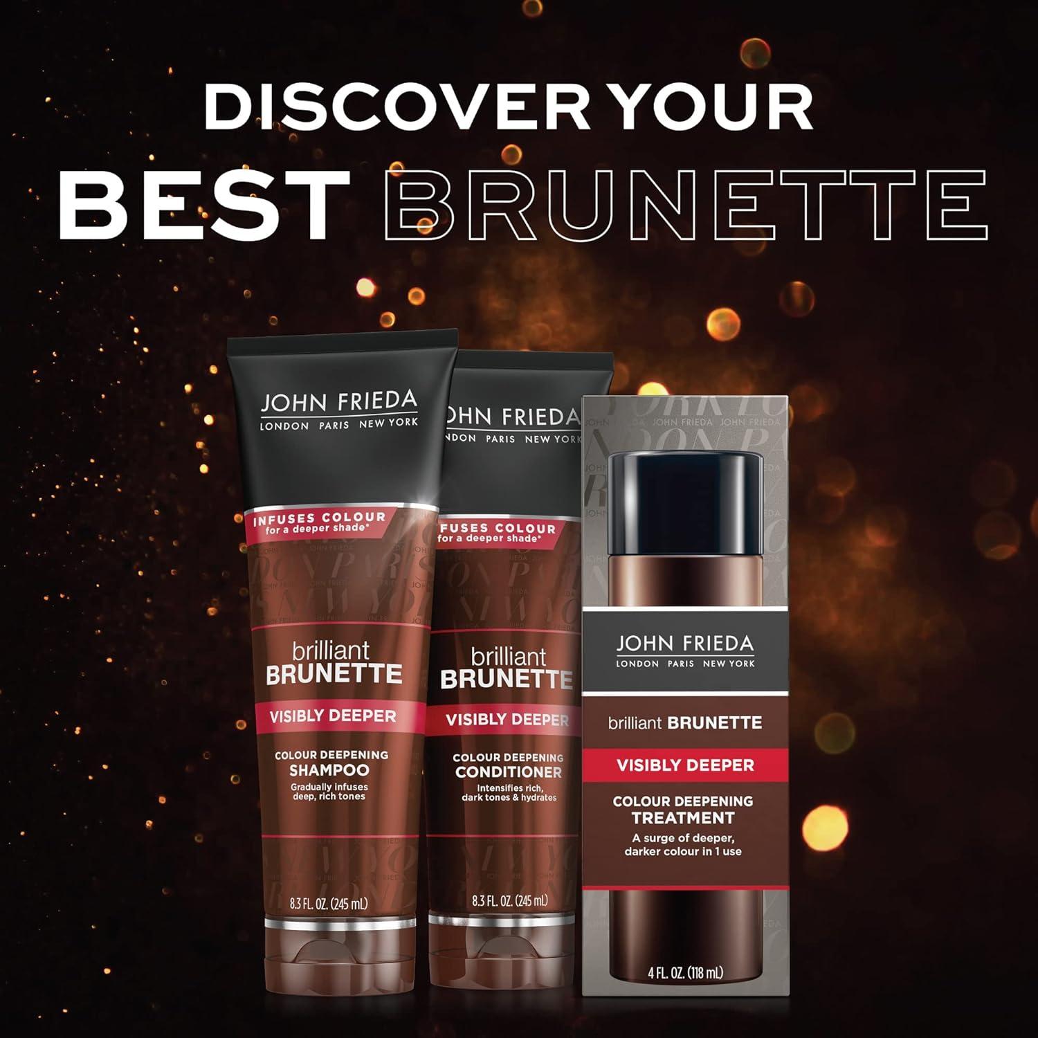 John Frieda Brilliant Brunette Hair Color Deepening Treatment for Cocoa ...