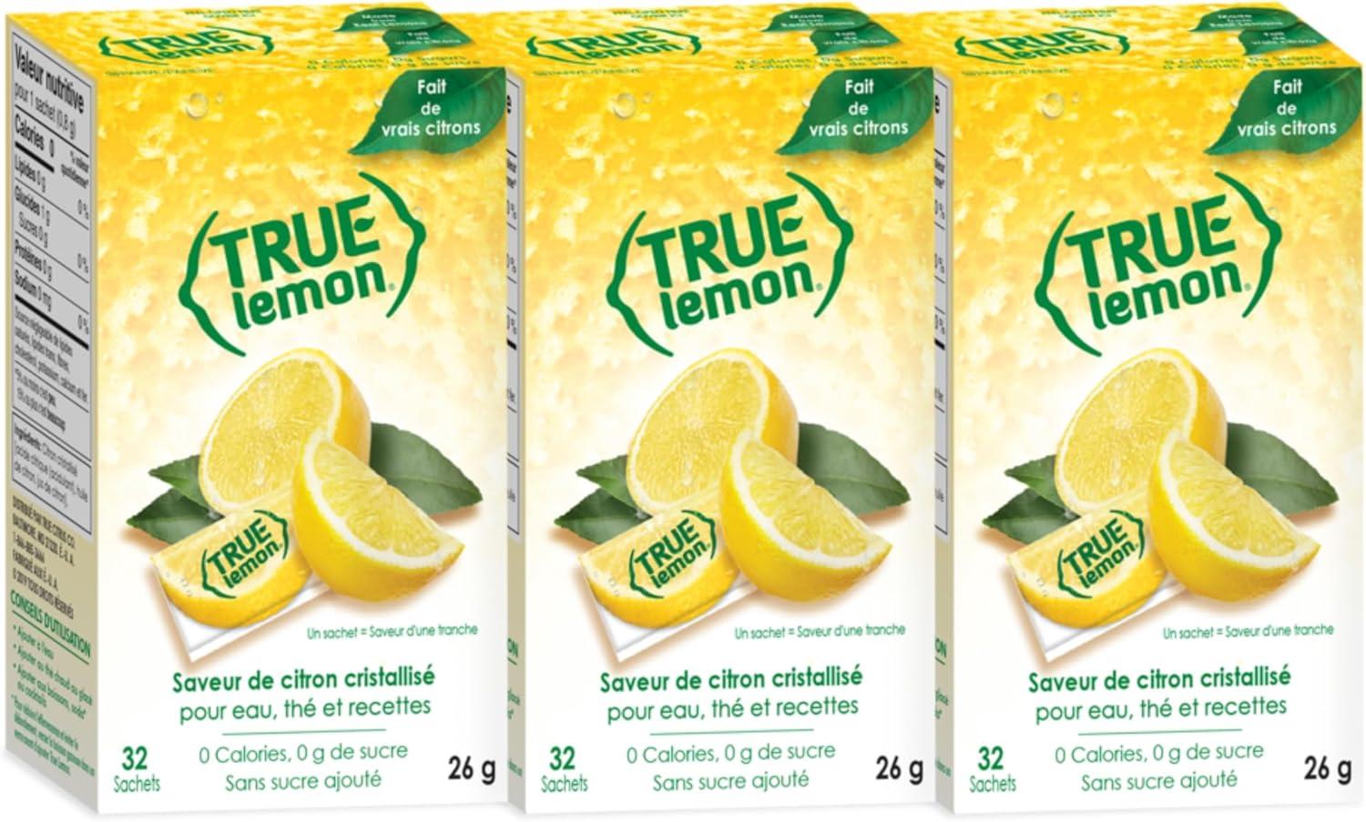 TRUE LEMON & LIME Water Enhancer (96 Packets Each Flavour) | Zero ...