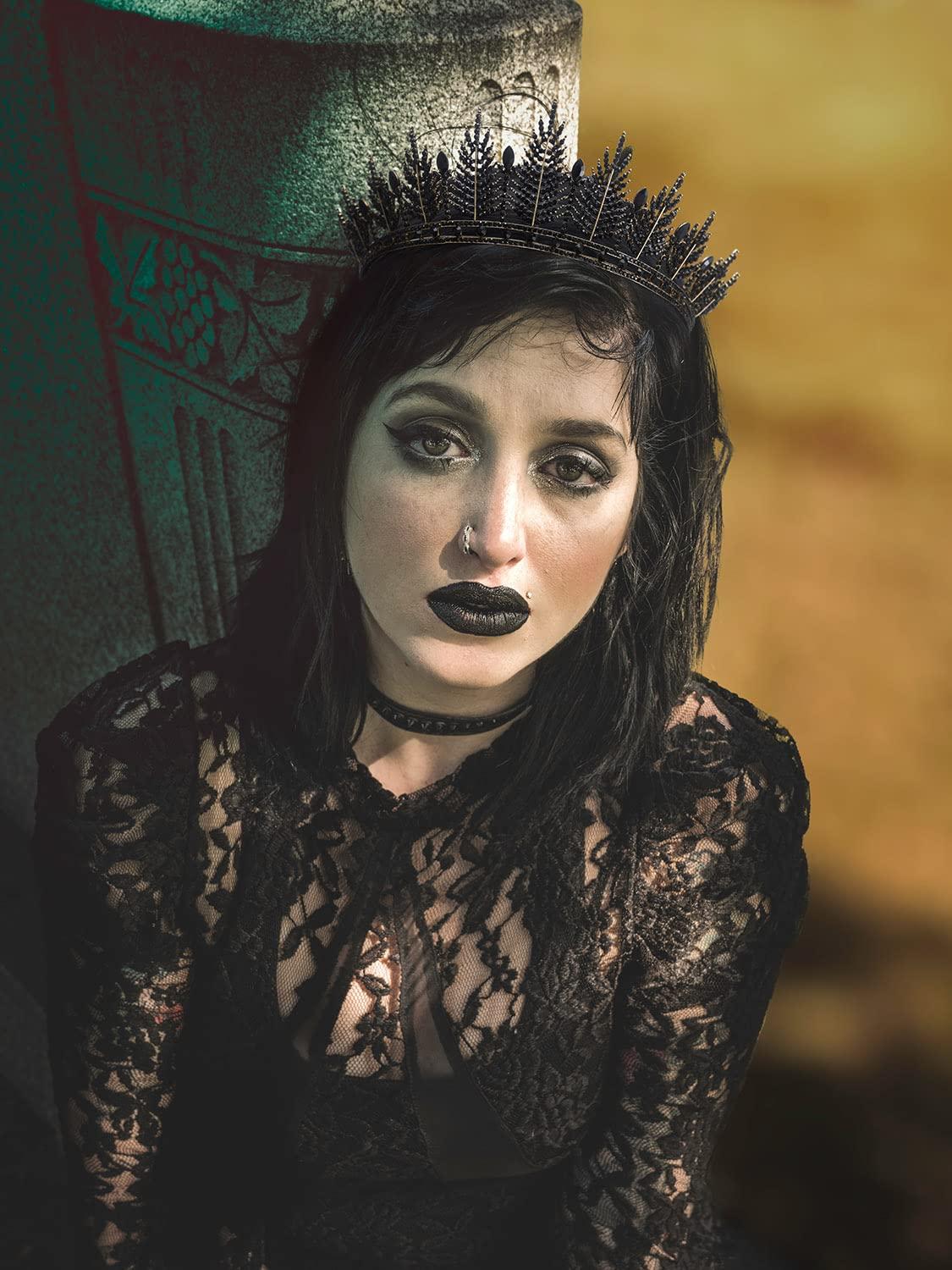 black gothic headpiece