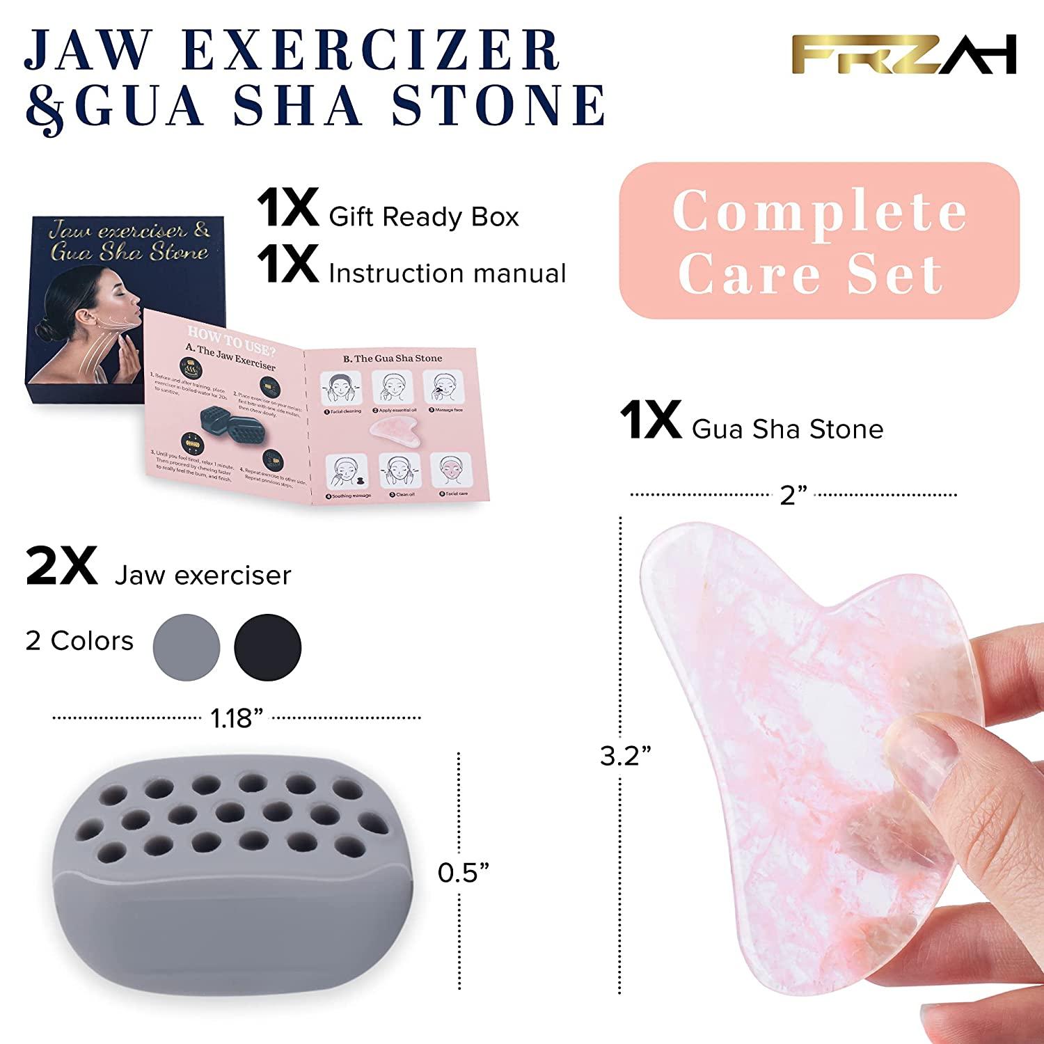 SPEAR Jawline Exerciser with Jade Stone (Pack of 1) - Reduce Double ...