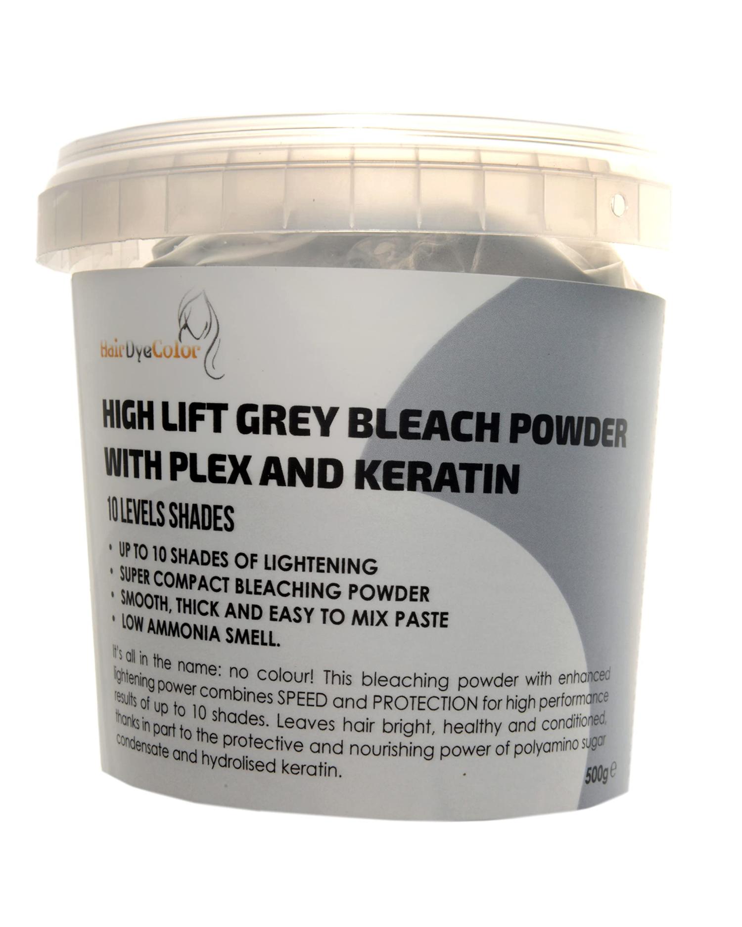 HIGH LIFT GREY HAIR BLEACH POWDER WITH PLEX AND KERATIN 10 LEVELS | Buy ...