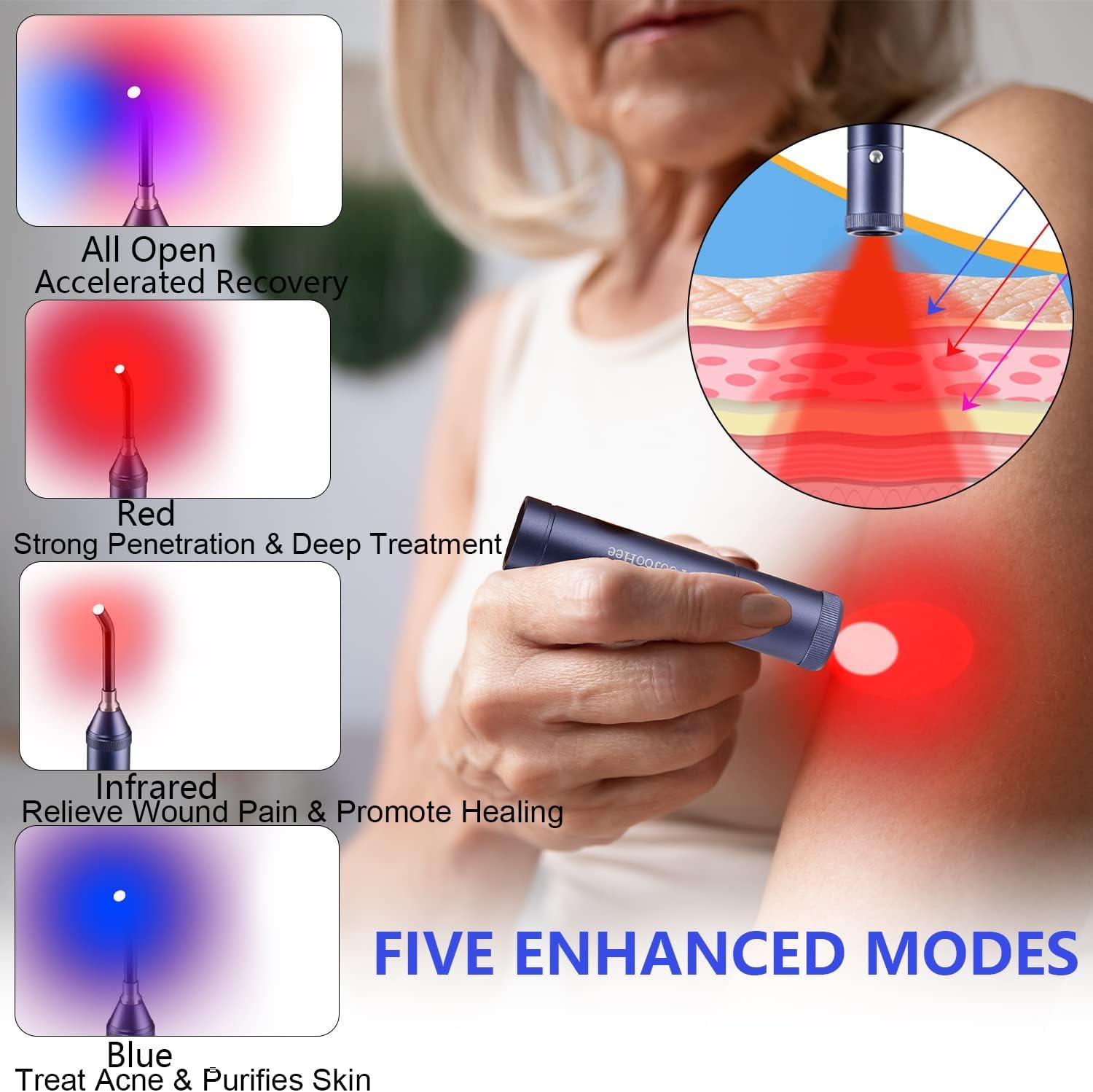 YooJooHee Red Light Therapy for Cold Sores & Pain Relief - 5 ...