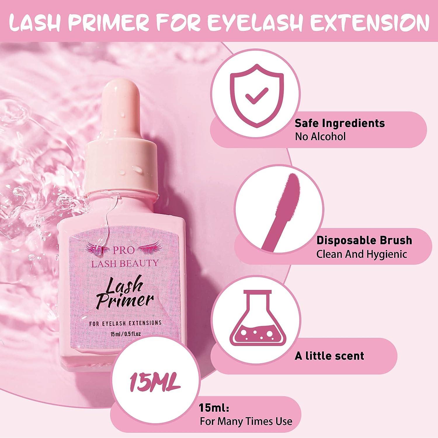 Lash Primer for Eyelash Extensions 15ml - Pre-Treatment Protein for ...