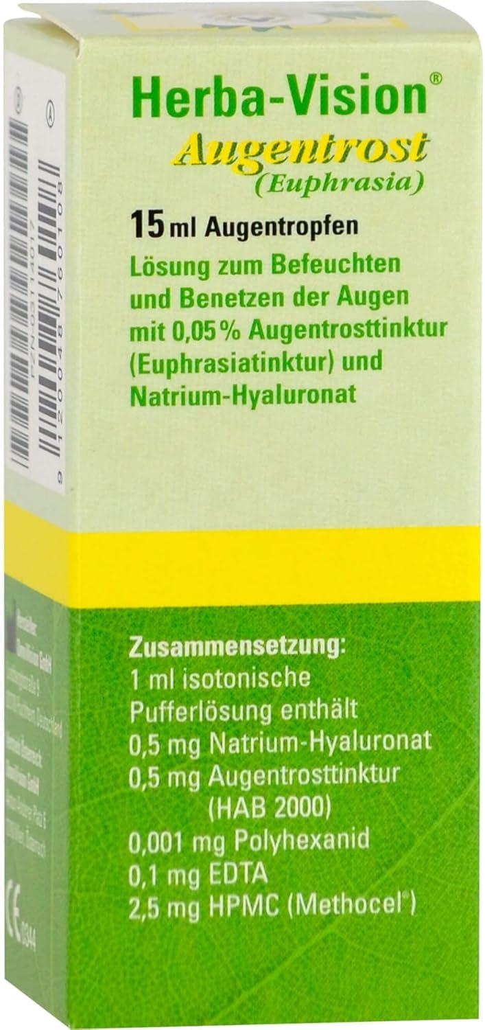 Herba-Vision Eyebright Eye Drops 15ml | Soothes Eye Discomfort | Buy ...