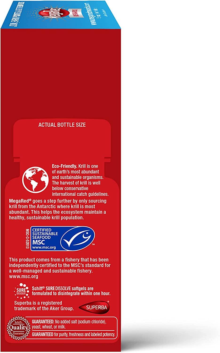 Schiff MegaRed Advanced 4-in-1 Omega-3s Extra Strength 900 mg - 40 ...