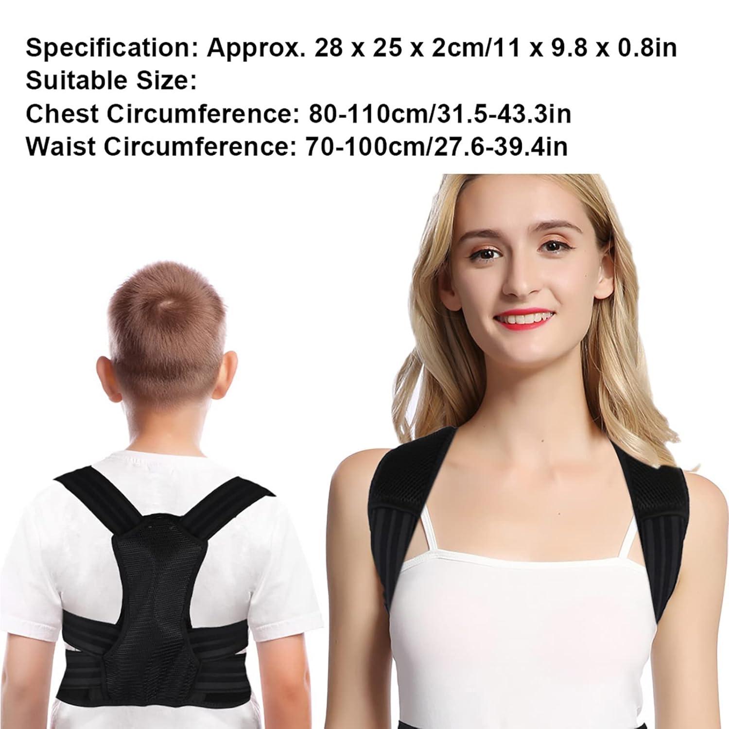 Posture Corrector for Teens | Upper Back Brace for Boys & Girls ...