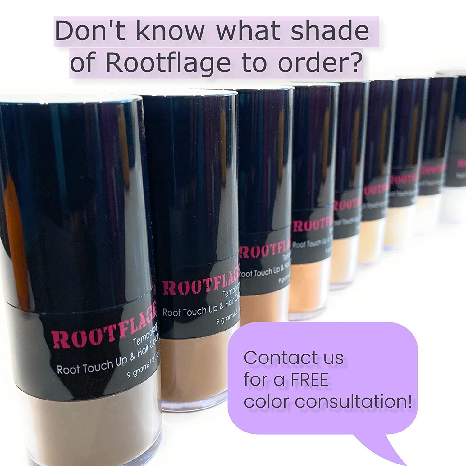 Rootflage Instant Blonde Root Touch Up Hair Powder - Temporary Hair ...