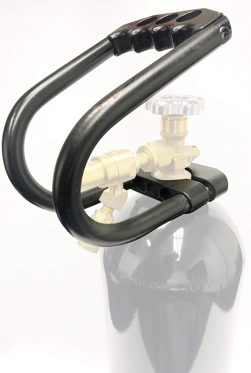 10 lb Co2 Tank Protective Regulator Carry Handle - Secure Your Carbon ...